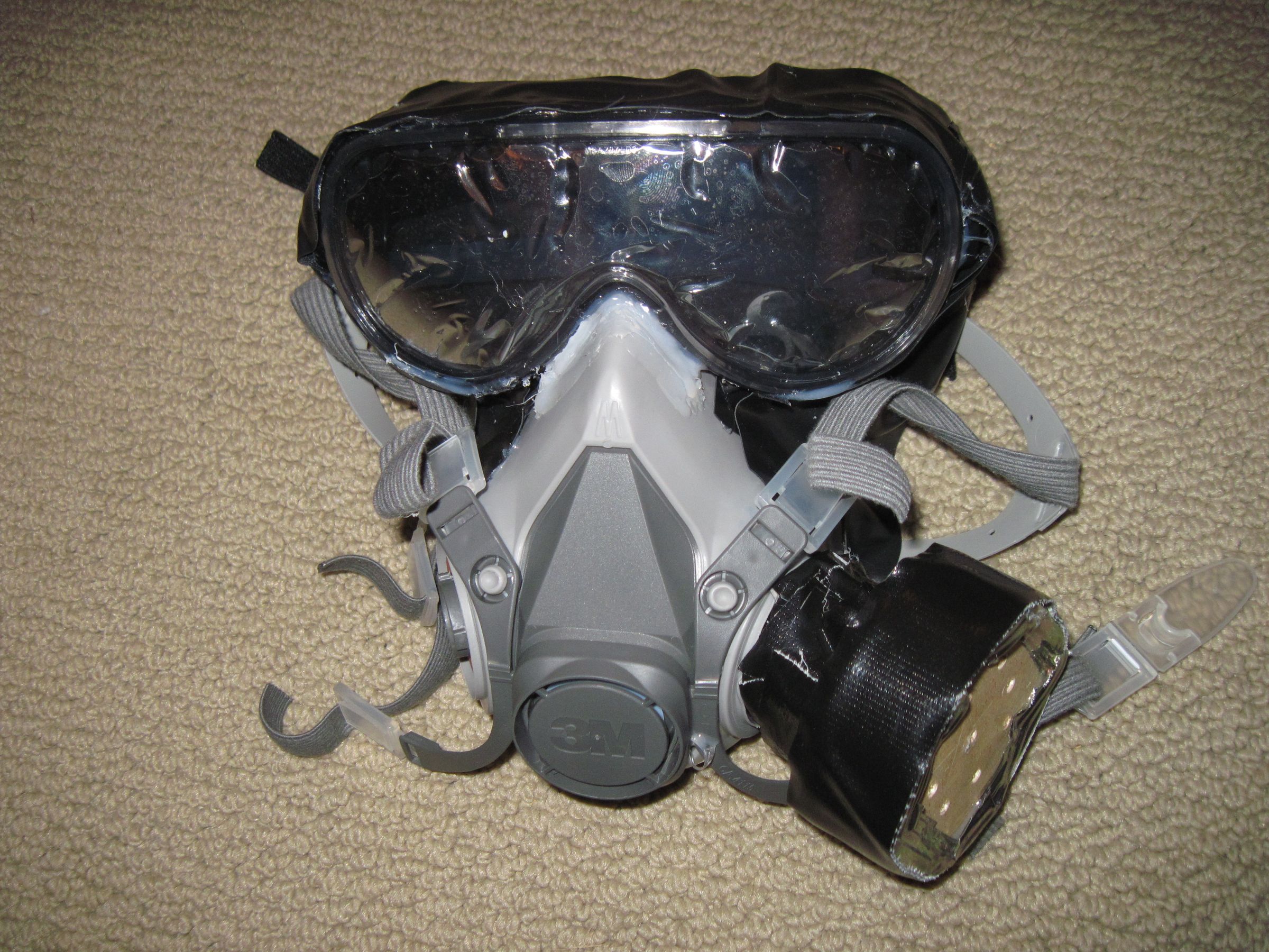 Homemade M40 Gas Mask Using Spare Parts : 8 Steps - Instructables