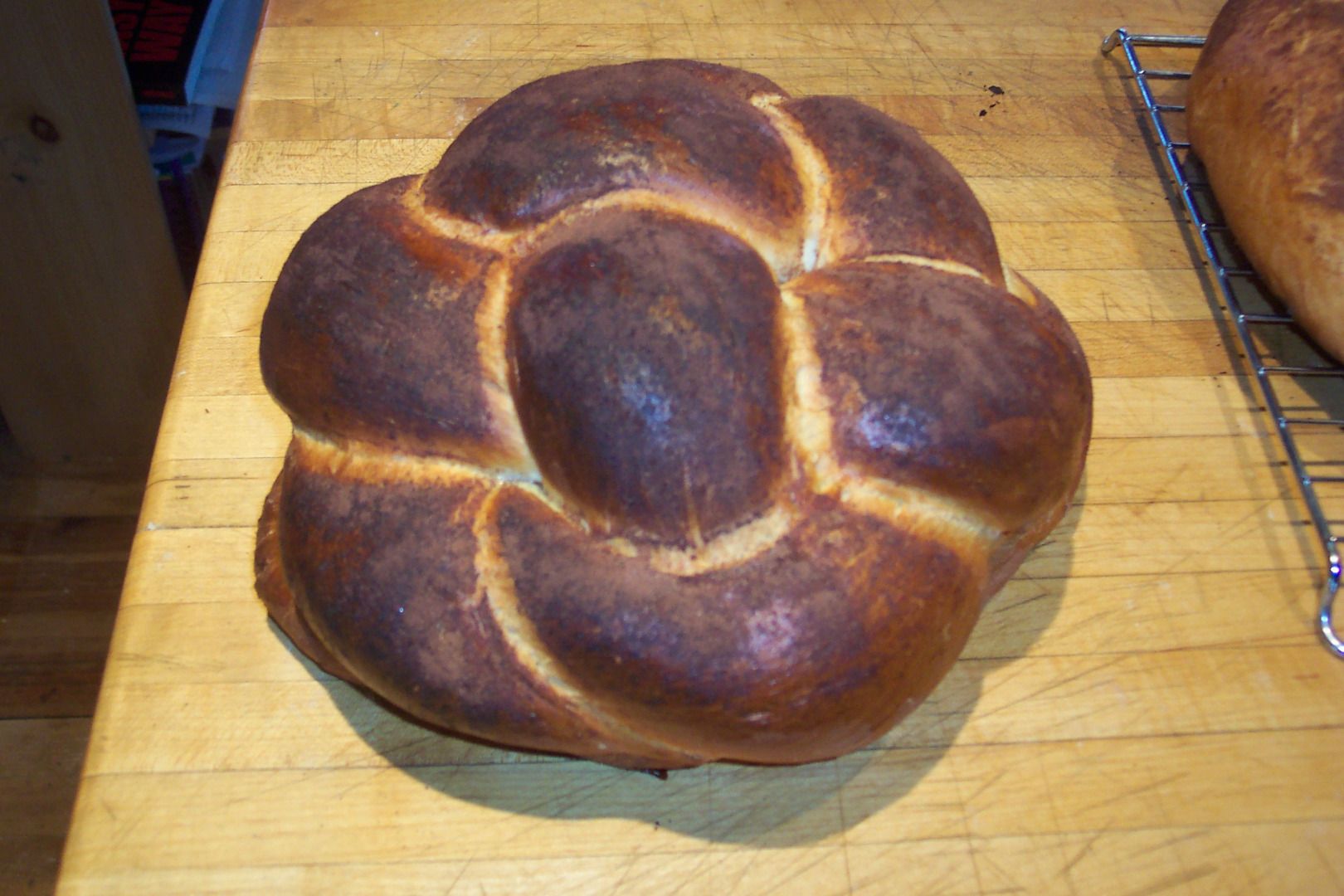 Make a Round Braided Challah Bread : 4 Steps (with Pictures ...