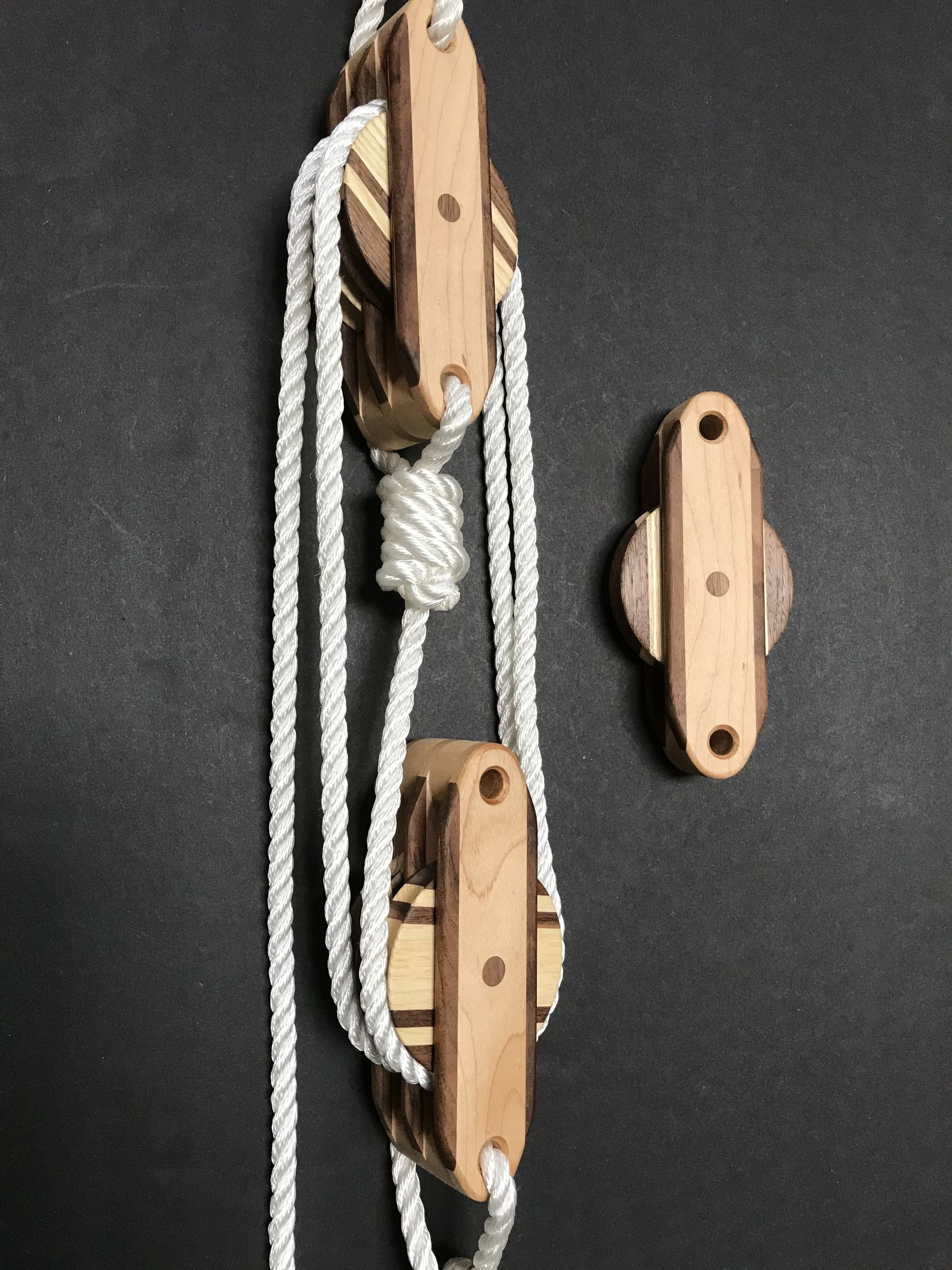 Functional & Decorative Wooden Block and Tackle : 10 Steps (with ...