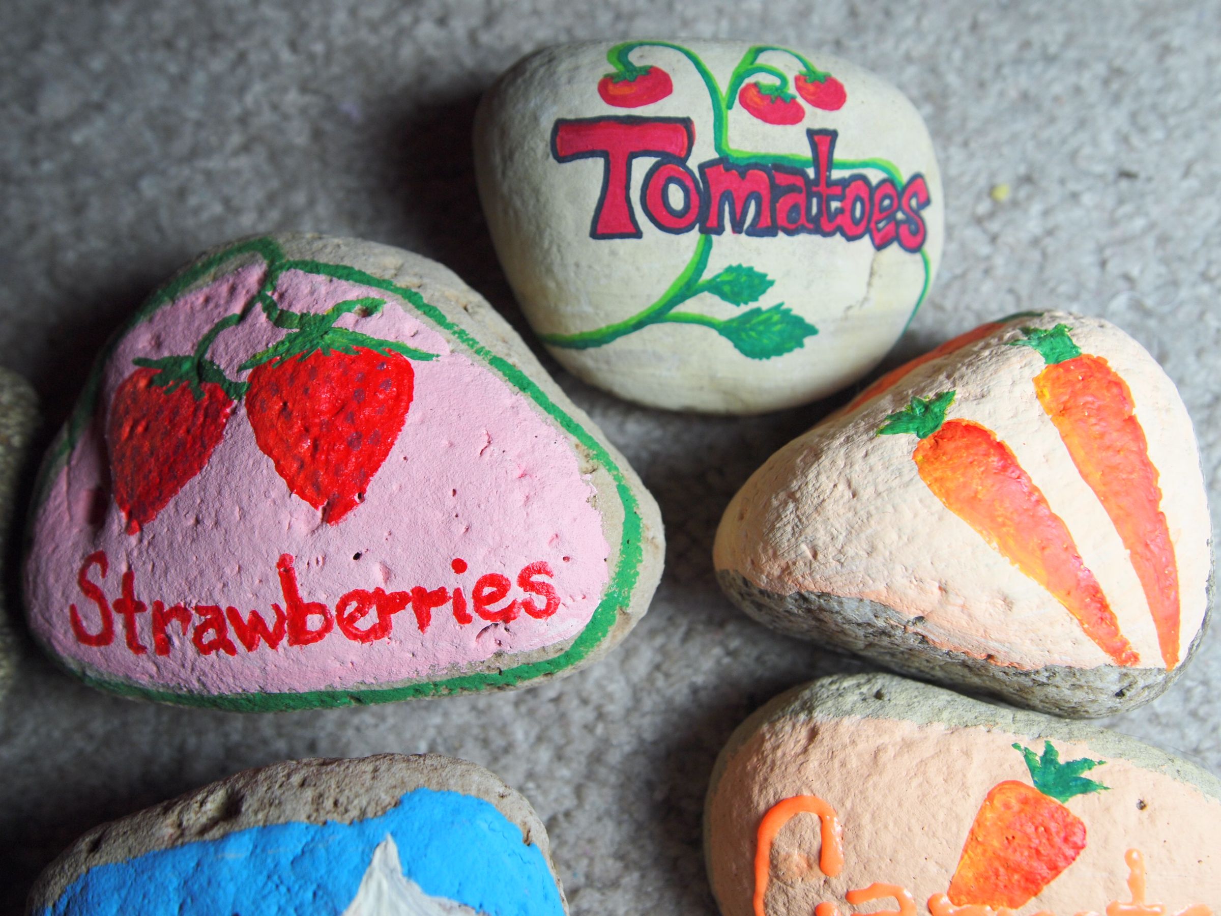 Painted Rock Garden Markers - Instructables