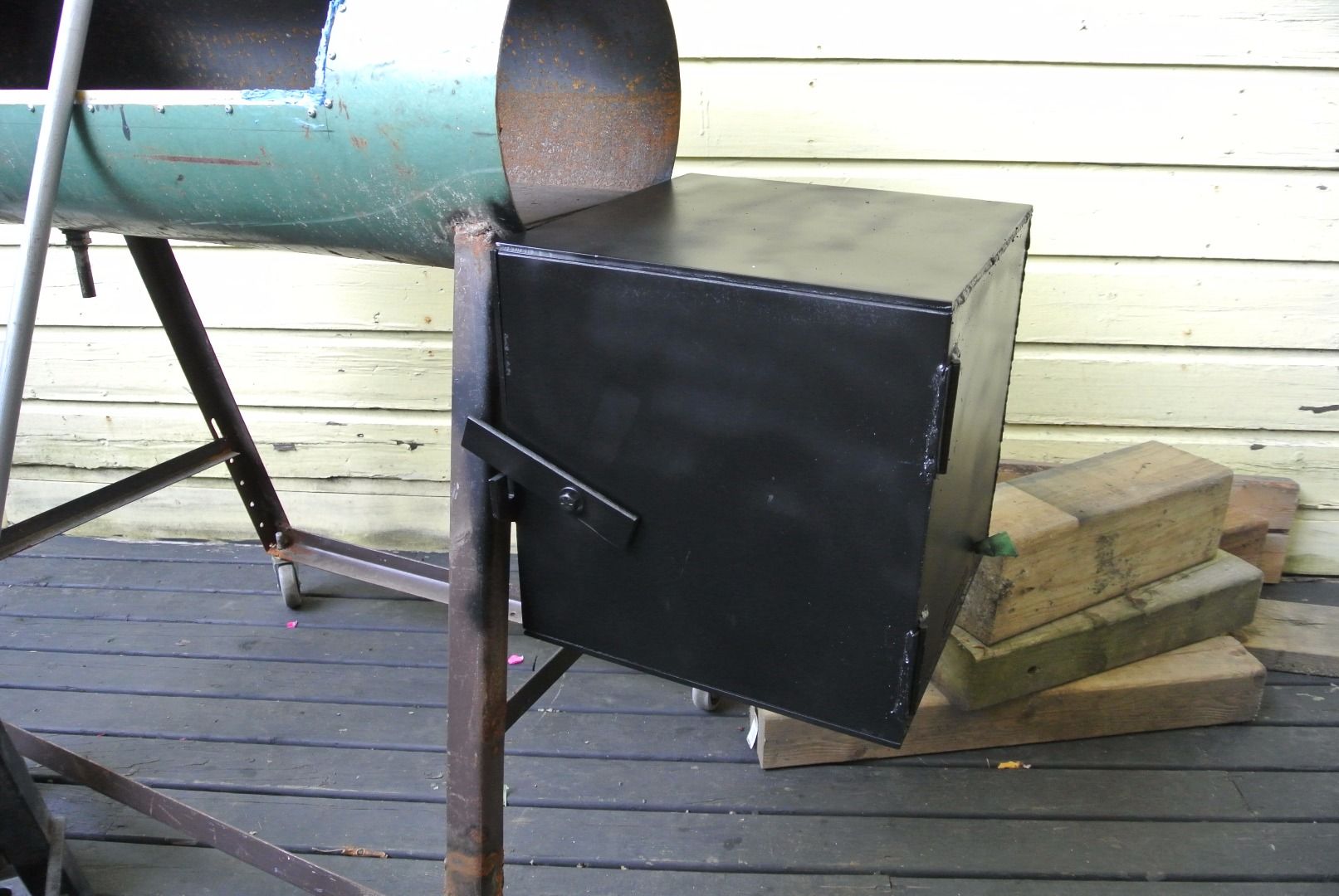 How to Build a Reverse Flow Offset Smoker : 7 Steps (with Pictures ...