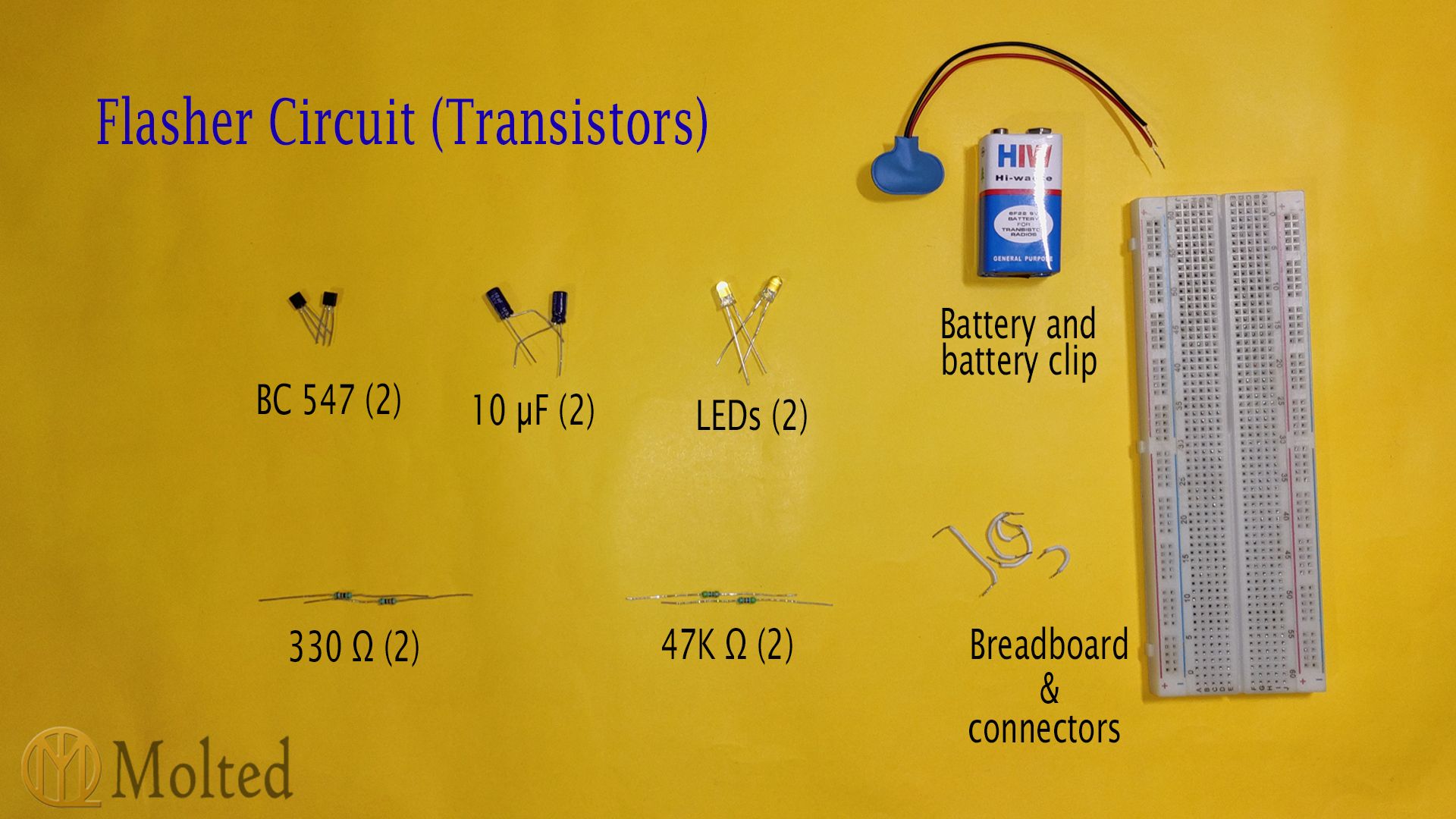 Three Ways to Make LED Flasher Circuit With Rate Control and Alternate ...