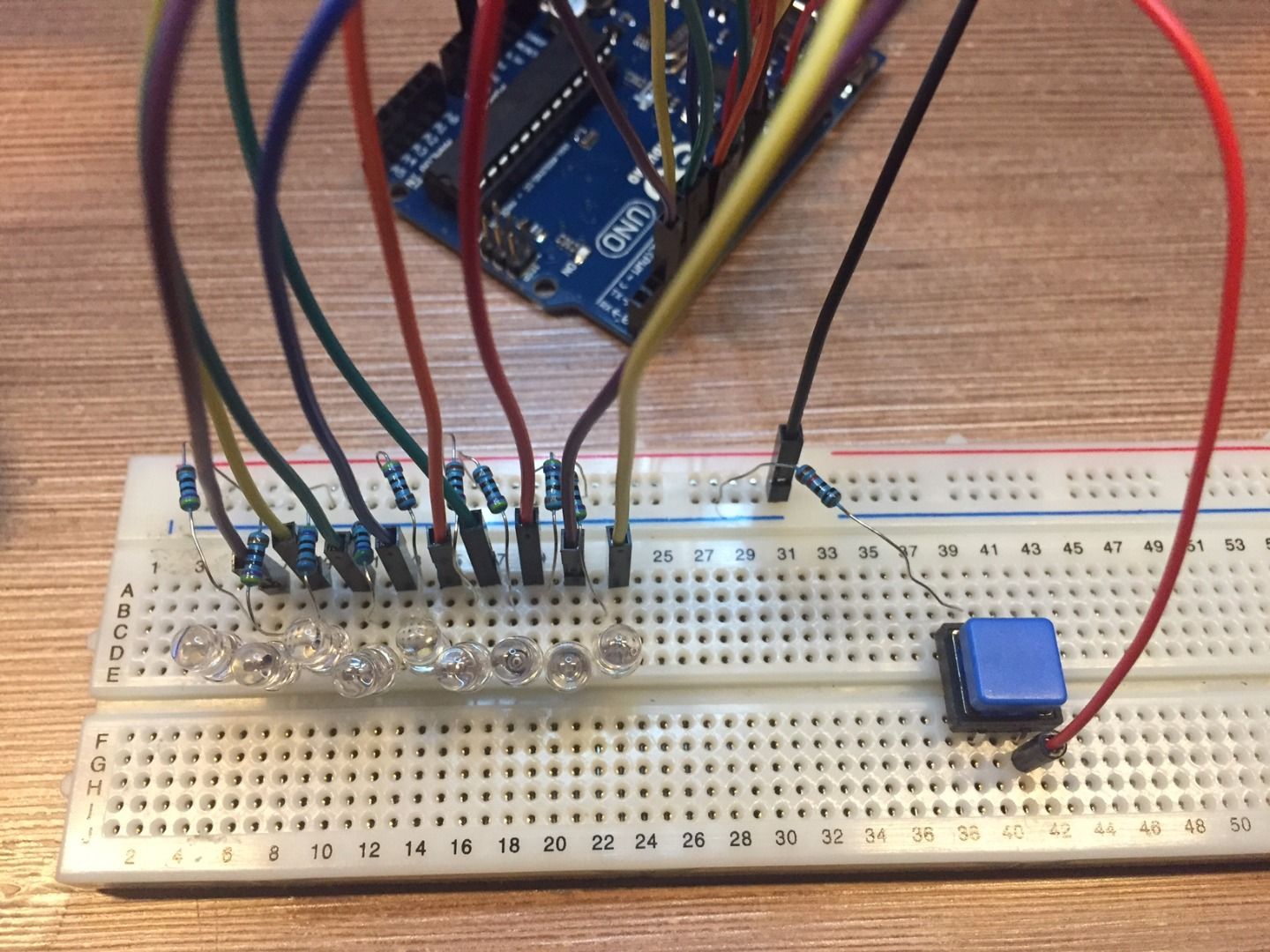 Arduino LED Rocker Game! : 4 Steps (with Pictures) - Instructables
