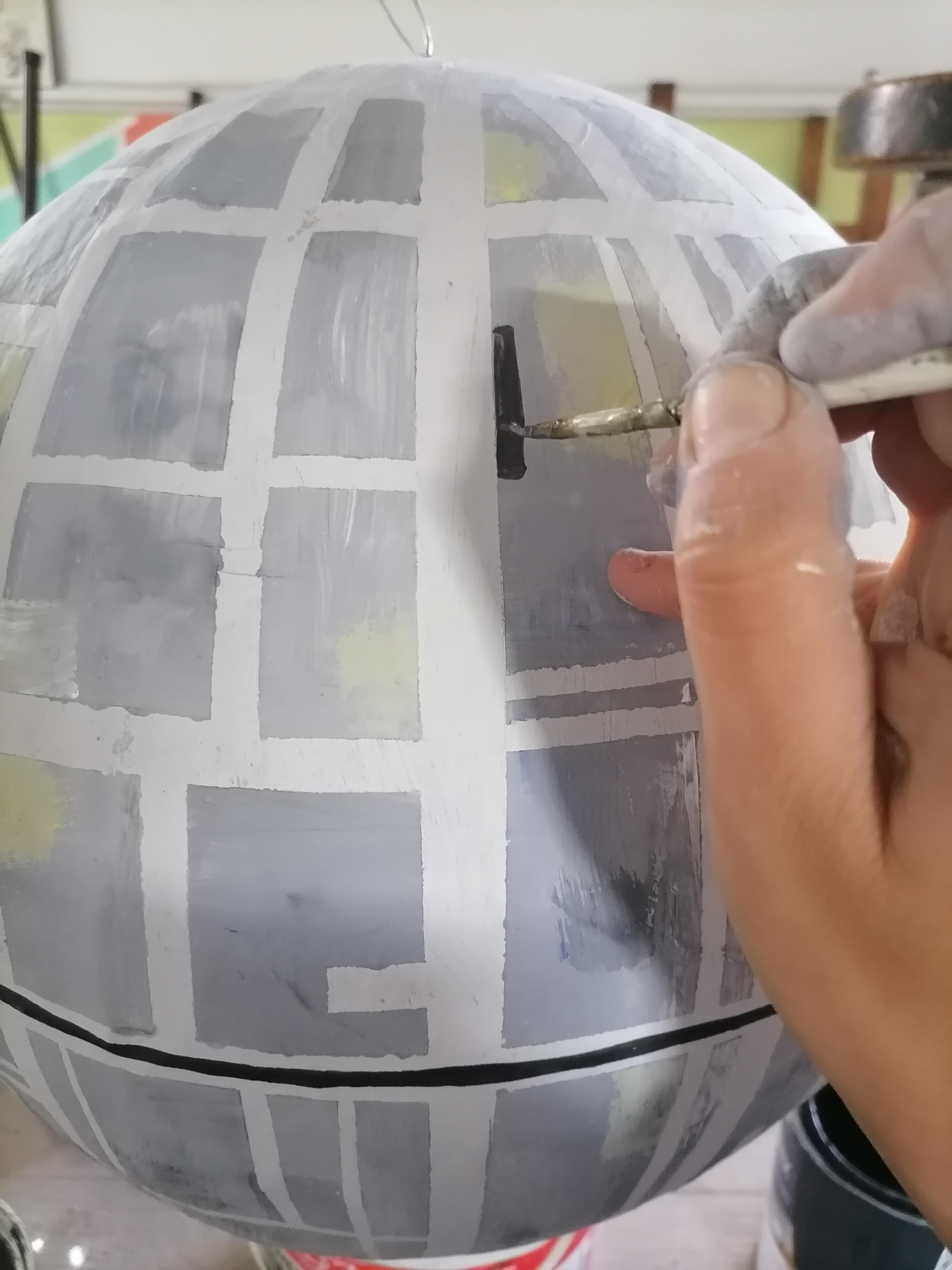 Paper Maché Death Star : 7 Steps (with Pictures) - Instructables