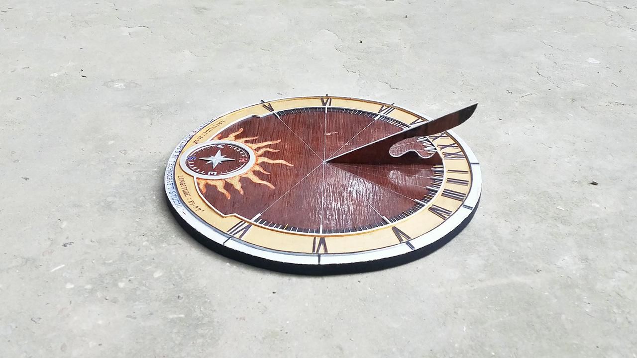 Ancient SUNDIAL Clock : 16 Steps (with Pictures) - Instructables
