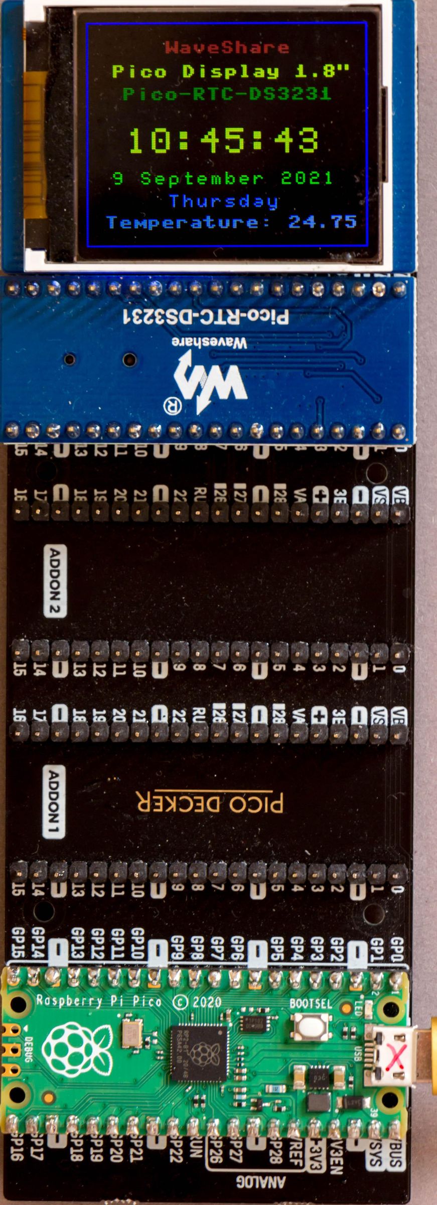 Pi Pico Real Time Clock DS3231 - Workout : 10 Steps - Instructables