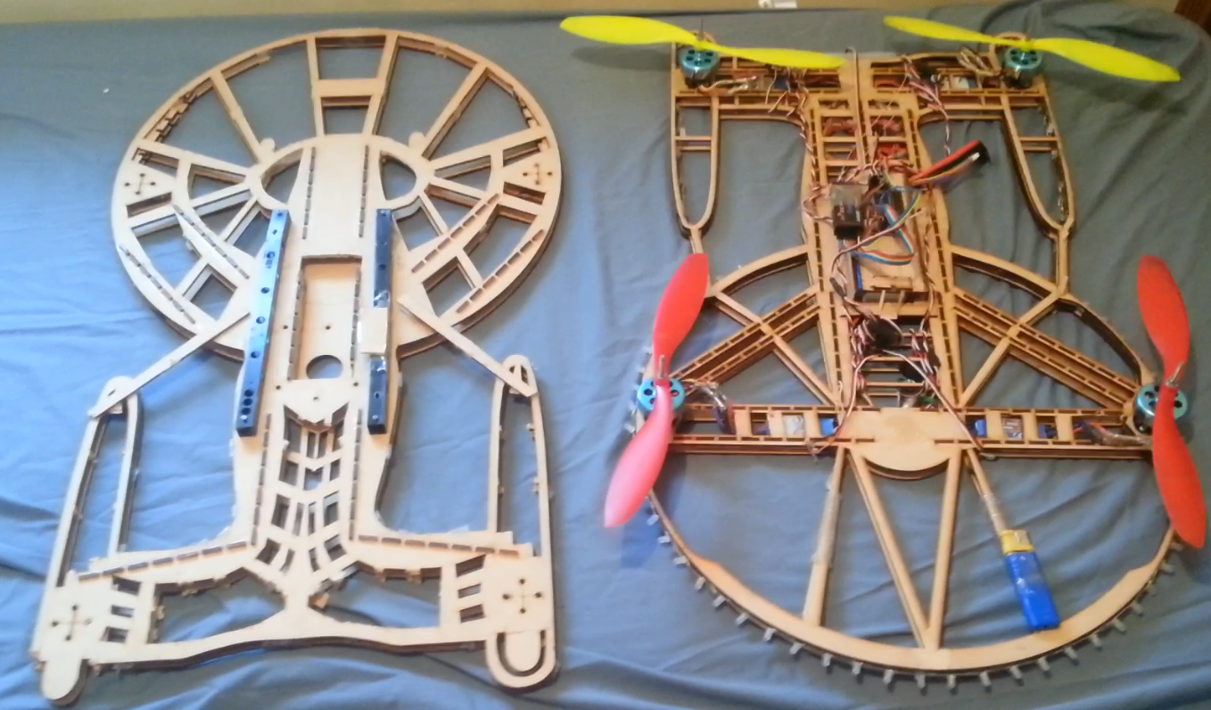How to Make an Entire Drone/Multirotor and Camera Gimbal Using Laser Cut Parts : 10 Steps (with ...