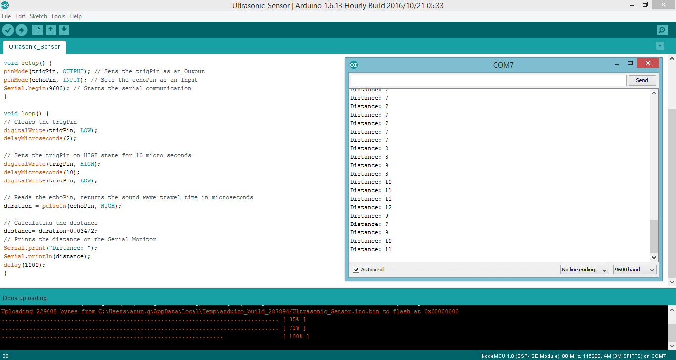 Distance Measurement Using HC-SR04 Via NodeMCU : 7 Steps (with Pictures ...