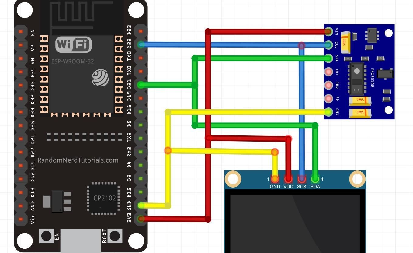 Pulse Oximeter With ESP32 : 8 Steps - Instructables