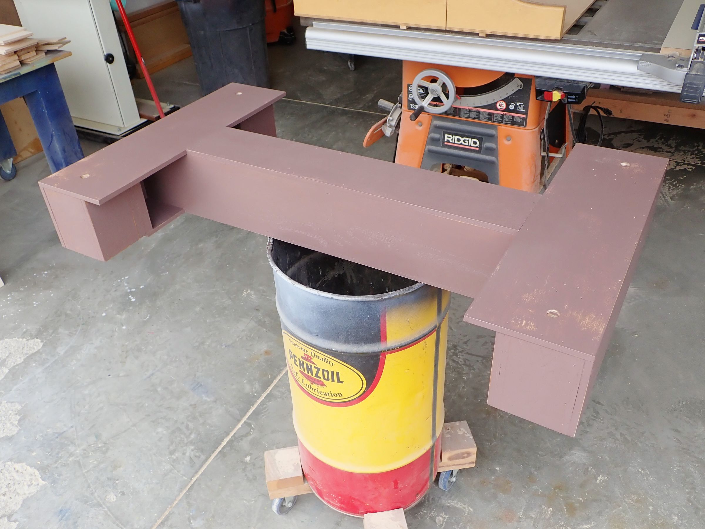 Make an Adjustable-Height Table With a Car Jack : 16 Steps (with ...