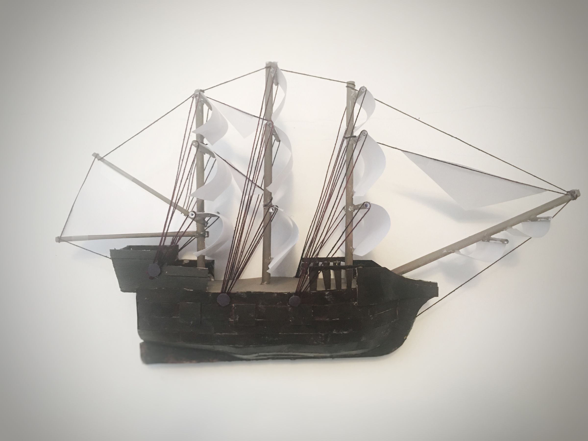 Model Ship From Paper and Cardboard : 15 Steps (with Pictures ...