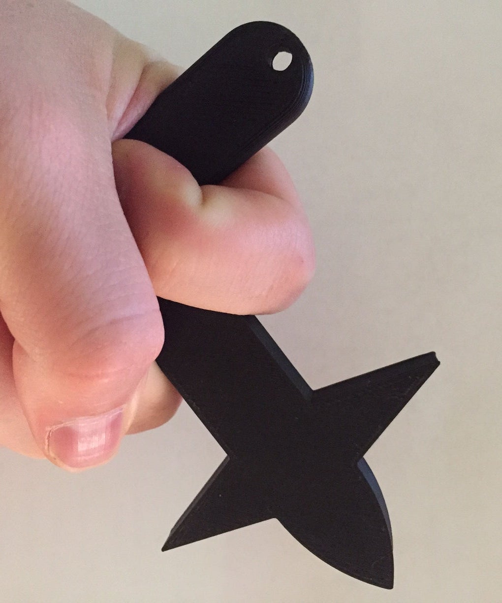 Create A 3d Printed Self Defense Keychain 4 Steps Instructables