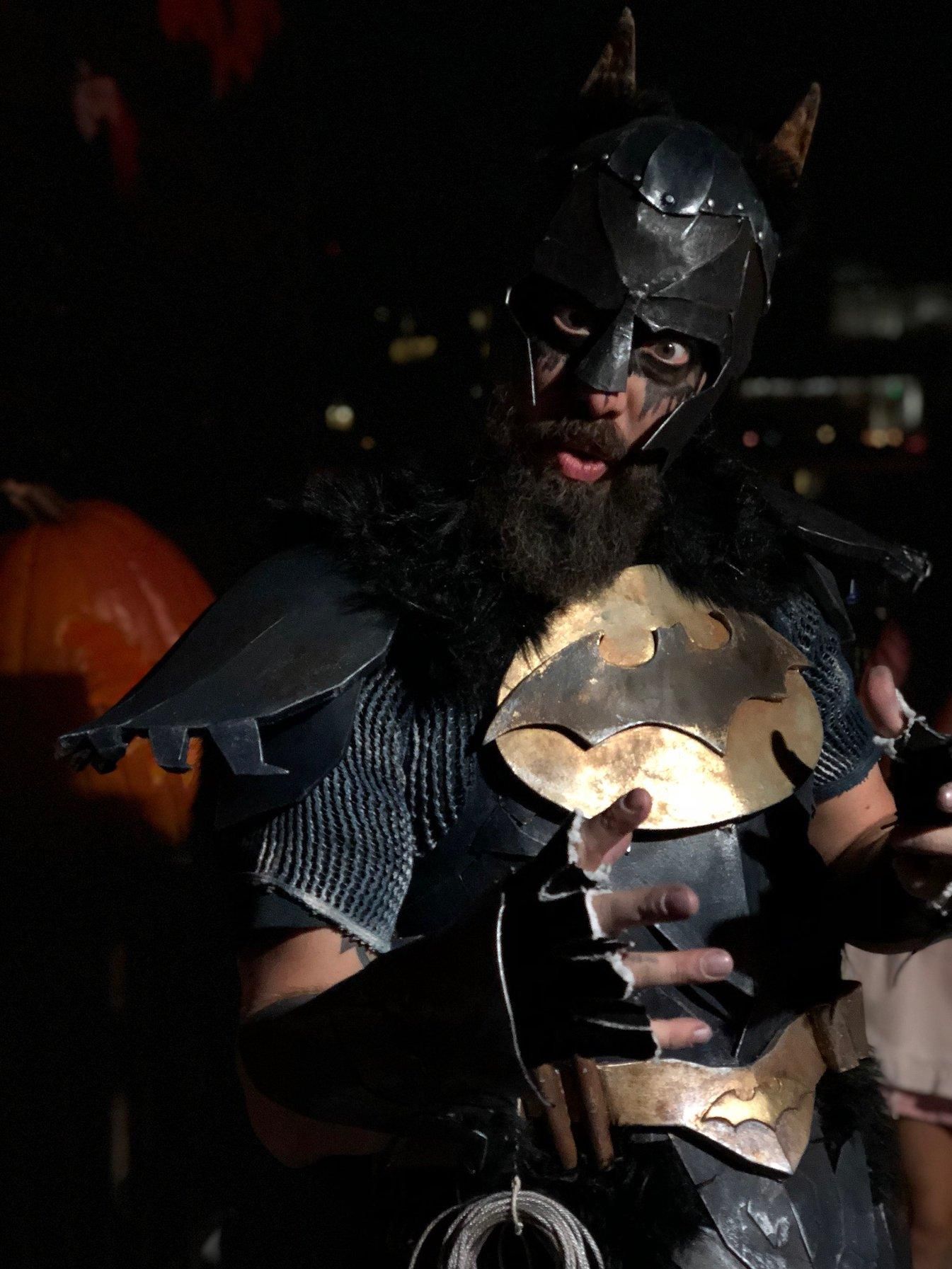 Viking Batman Mashup Costume "Bat-king" : 8 Steps (with Pictures ...