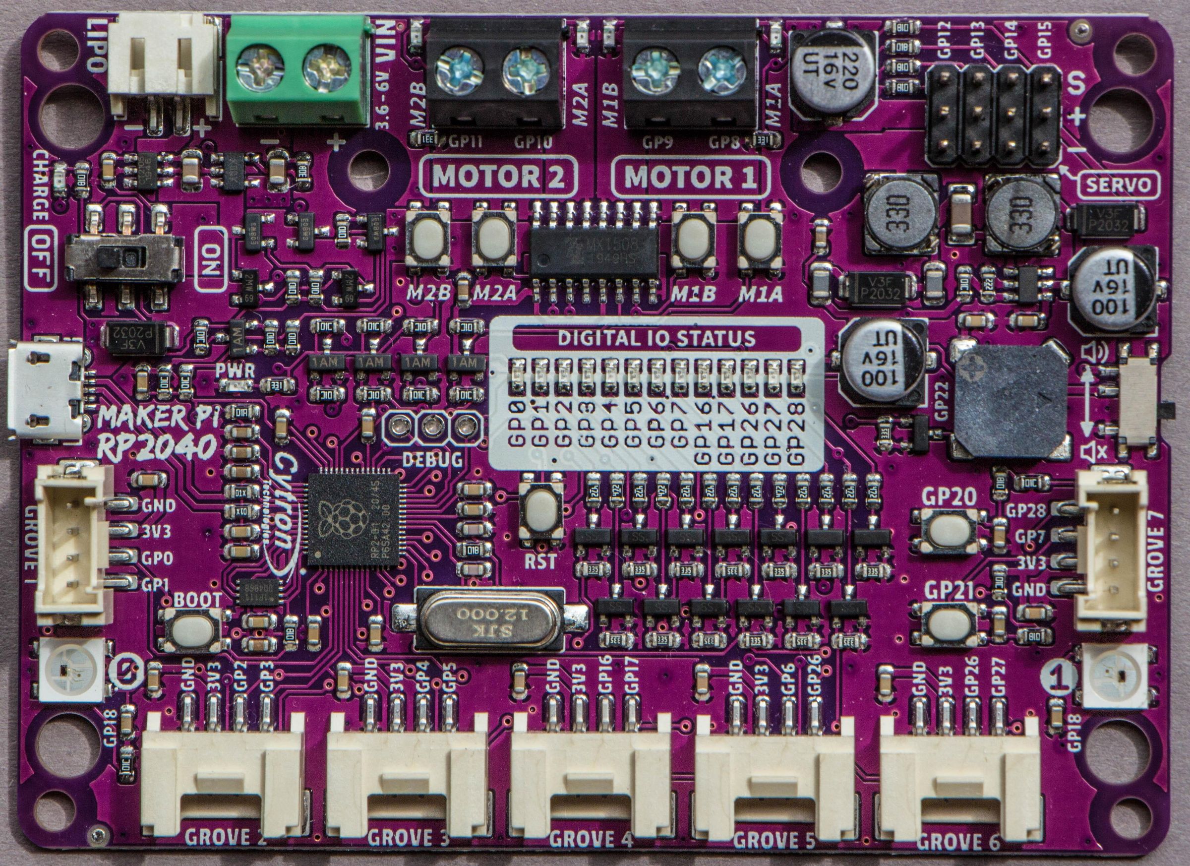 MAKER PI RP2040 Robot With IR-Control : 14 Steps - Instructables