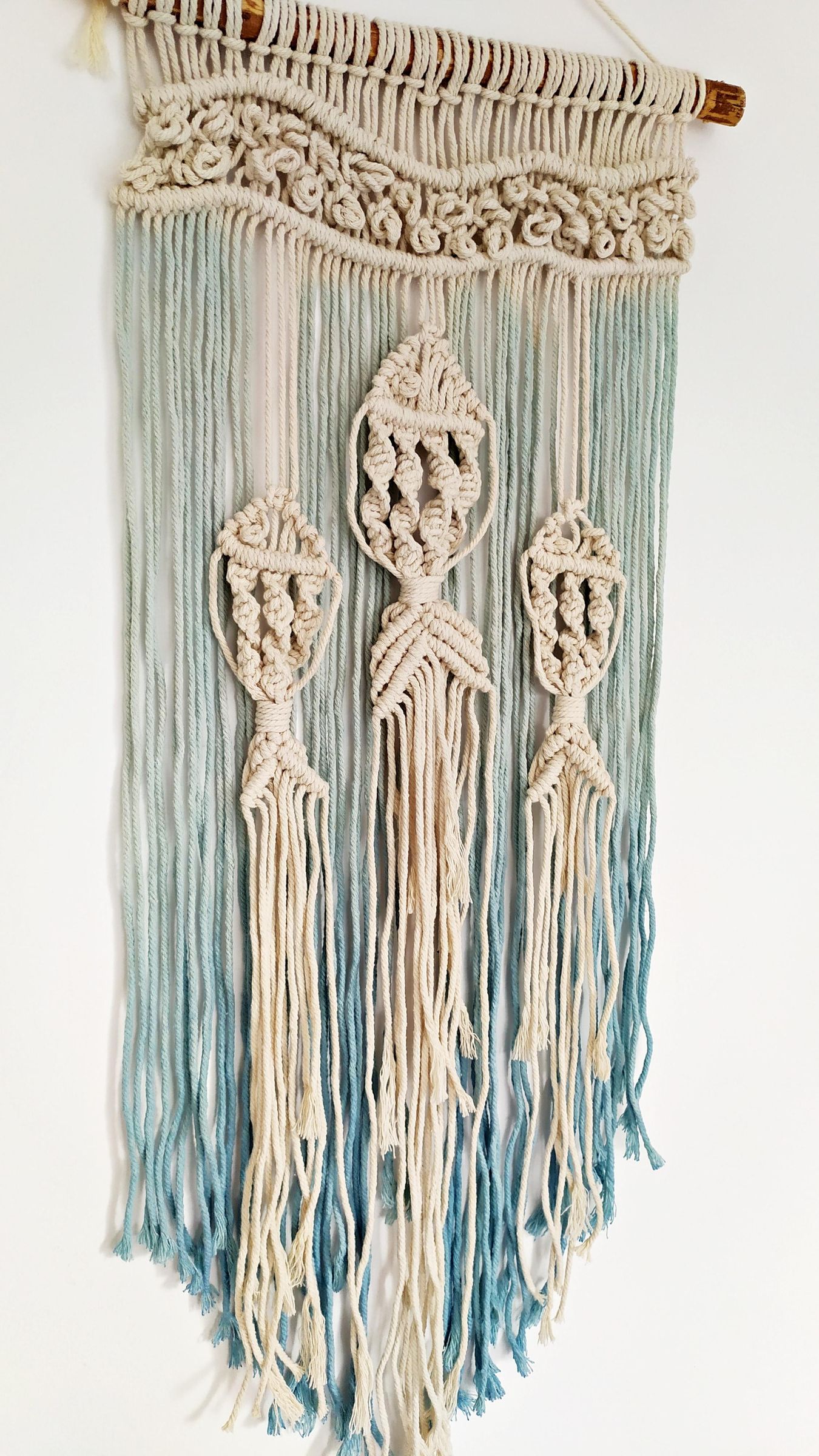 Macrame Fish Wall Hanging Made From Rope Scraps : 15 Steps (with ...