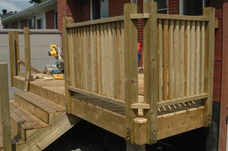 Building a Wooden Deck Over a Concrete One : 6 Steps (with Pictures ...