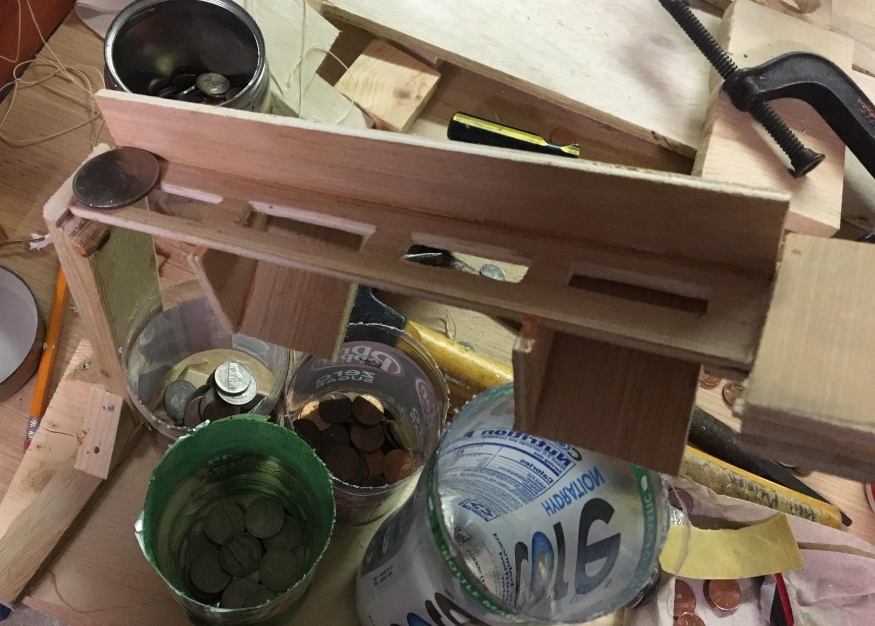 Wooden Coin Sorter, Scrap Wood : 4 Steps - Instructables