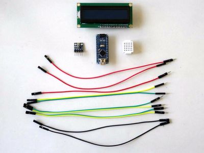 Arduino Nano: BMP180 Barometric Pressure and Temperature I2C 2 X 16 LCD ...
