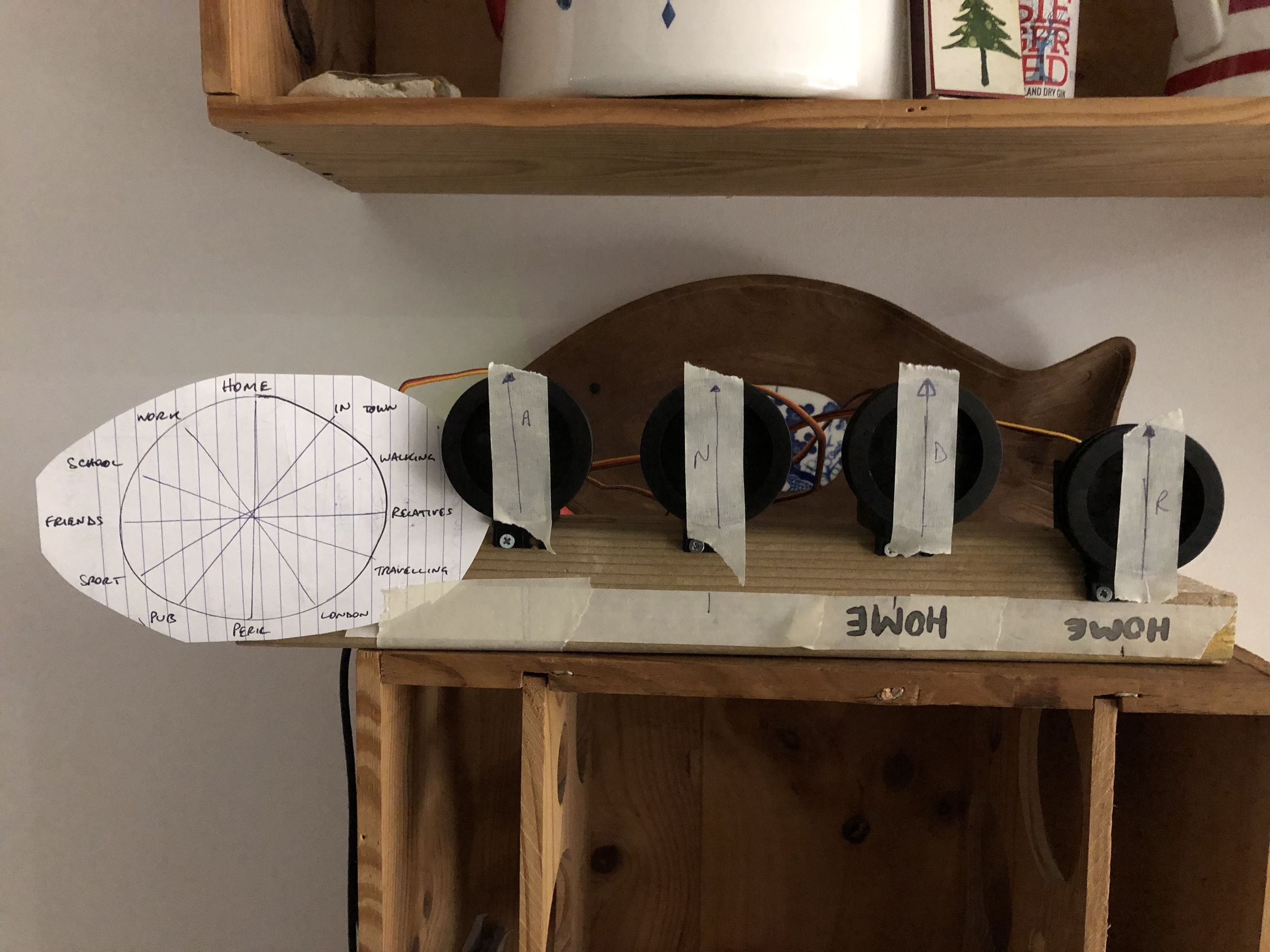 'Weasley' Location Clock With 4 Hands : 11 Steps (with Pictures ...