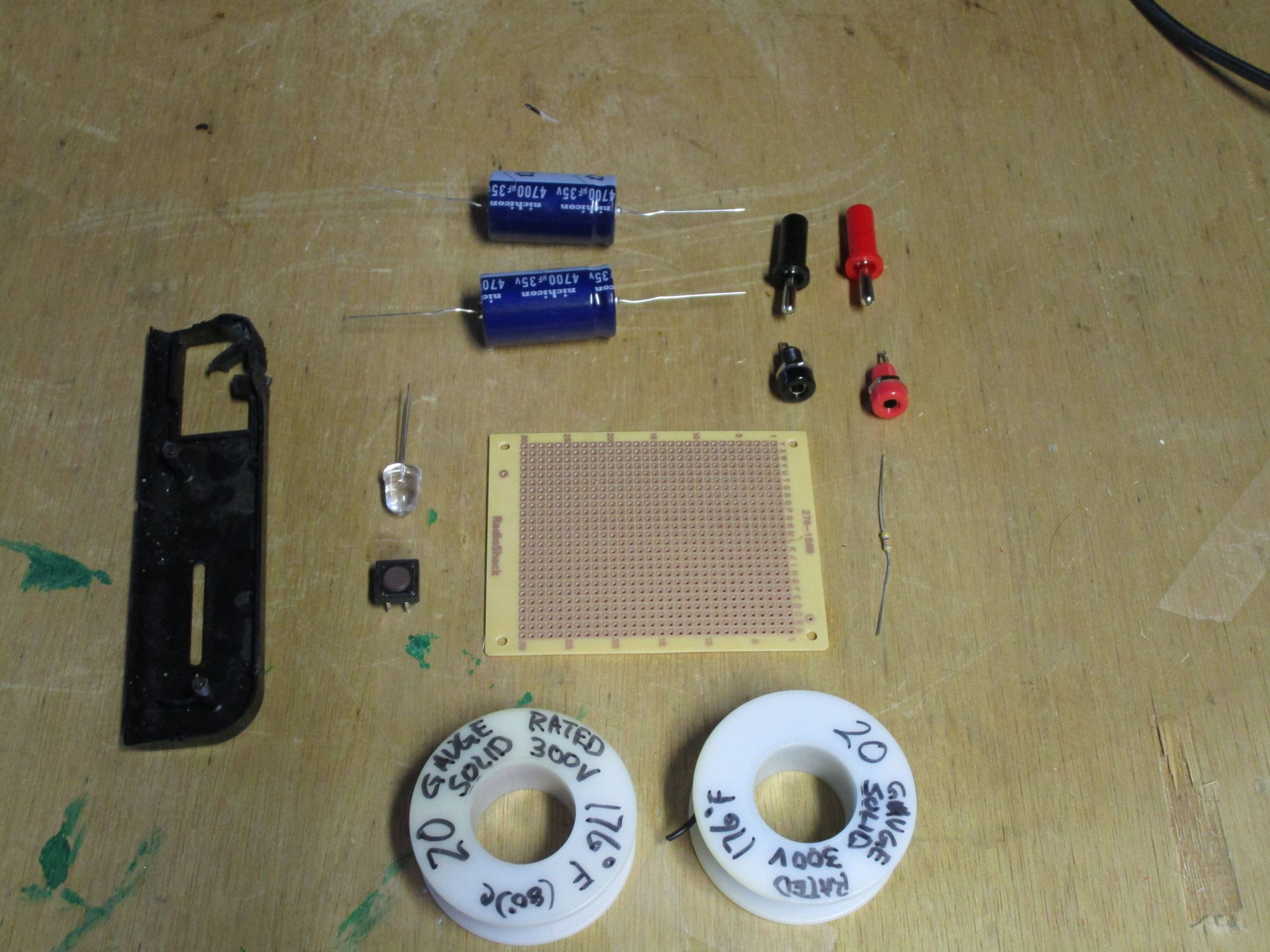 Rechargeable Handheld Capacitor Flashlight : 7 Steps - Instructables