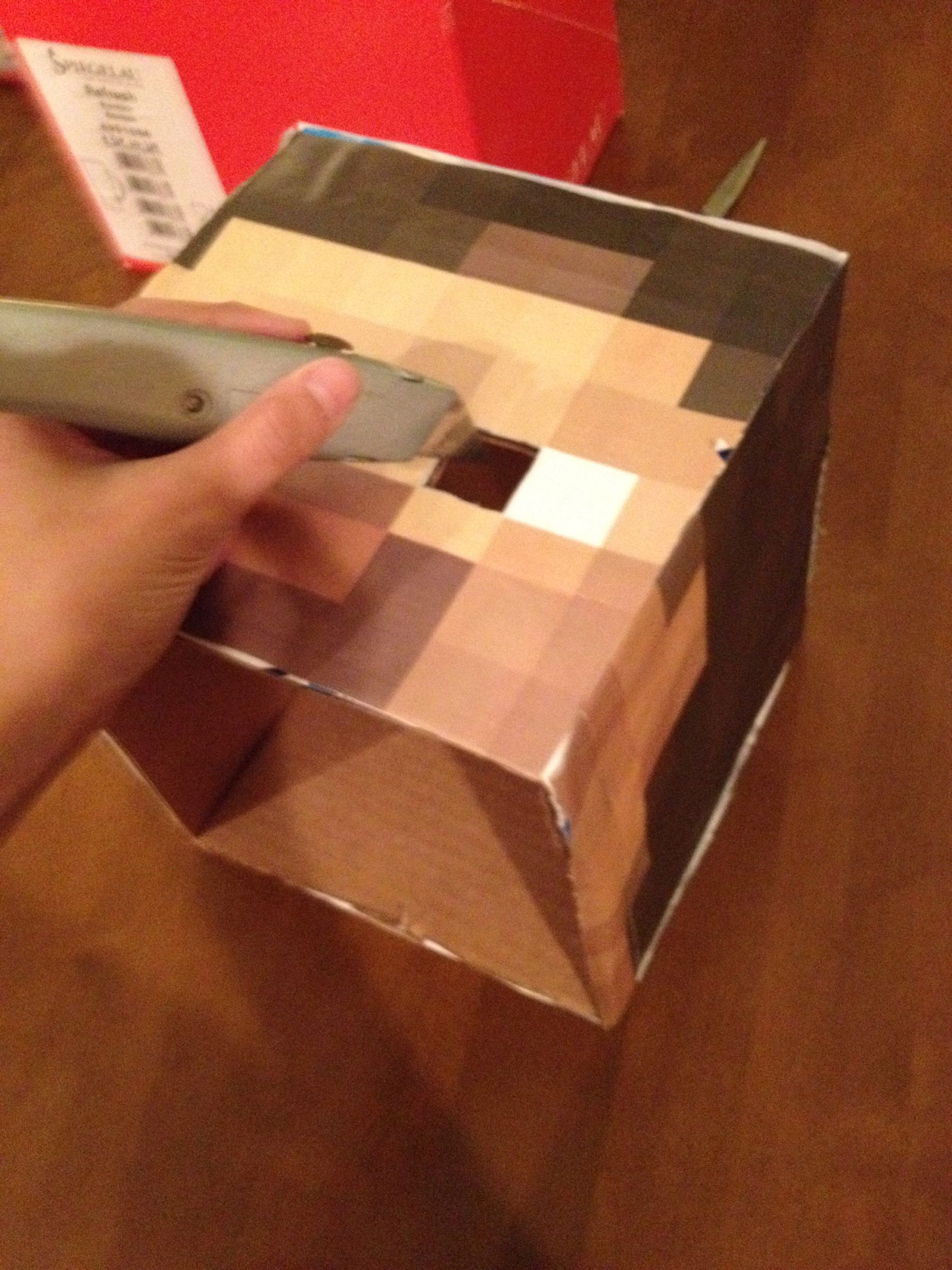 Minecraft: Easy Steve Head : 6 Steps - Instructables