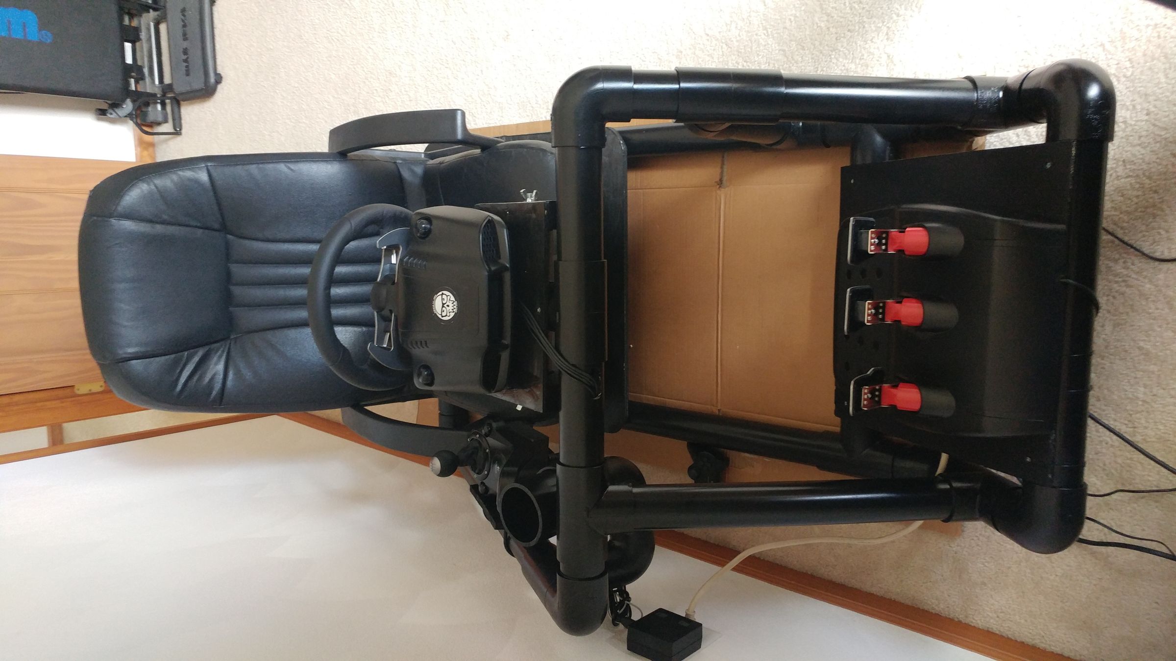 PVC Racing Simulator Pod : 5 Steps (with Pictures) - Instructables