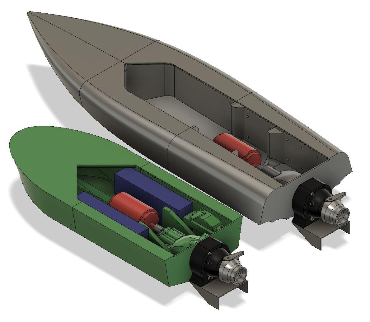 RC Water Jet Boat 3D Printed : 6 Steps - Instructables