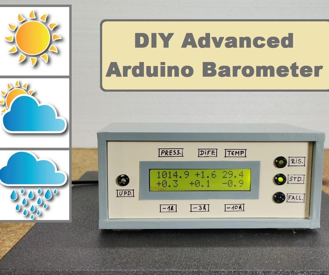 DIY Advanced Arduino Barometer : 4 Steps (with Pictures) - Instructables