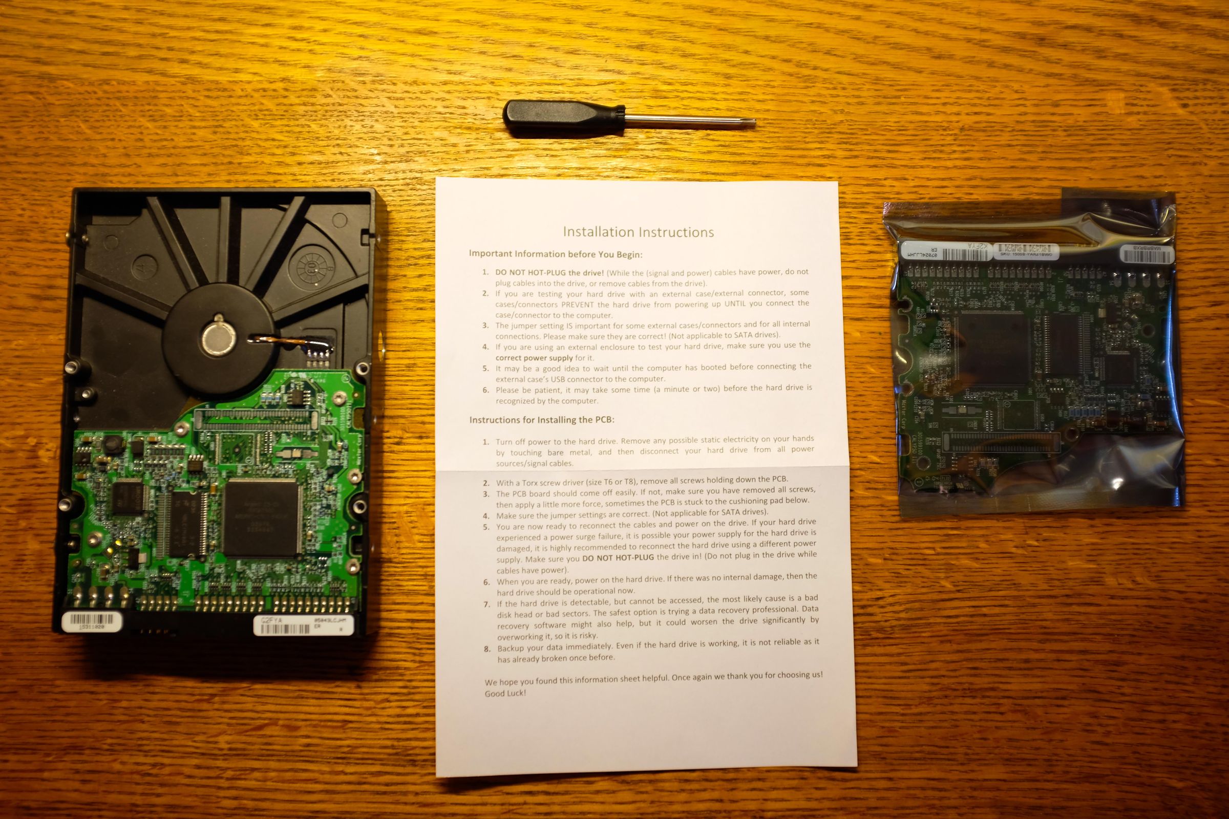 Successful Hard Drive Controller Replacement : 6 Steps - Instructables