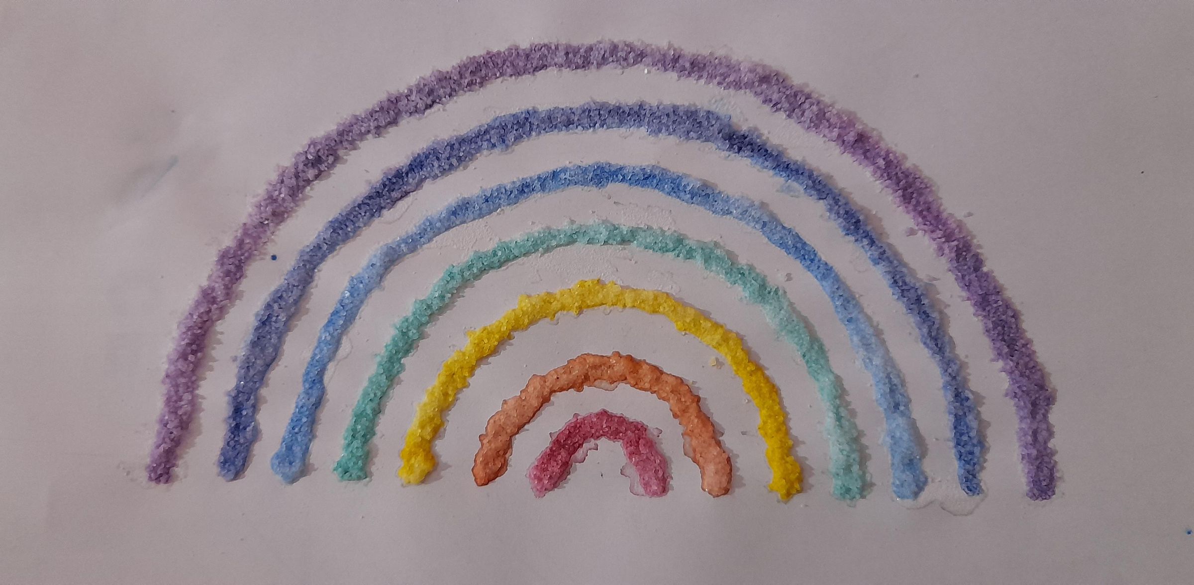 Rainbow: Salt Crystal Painting : 3 Steps (with Pictures) - Instructables