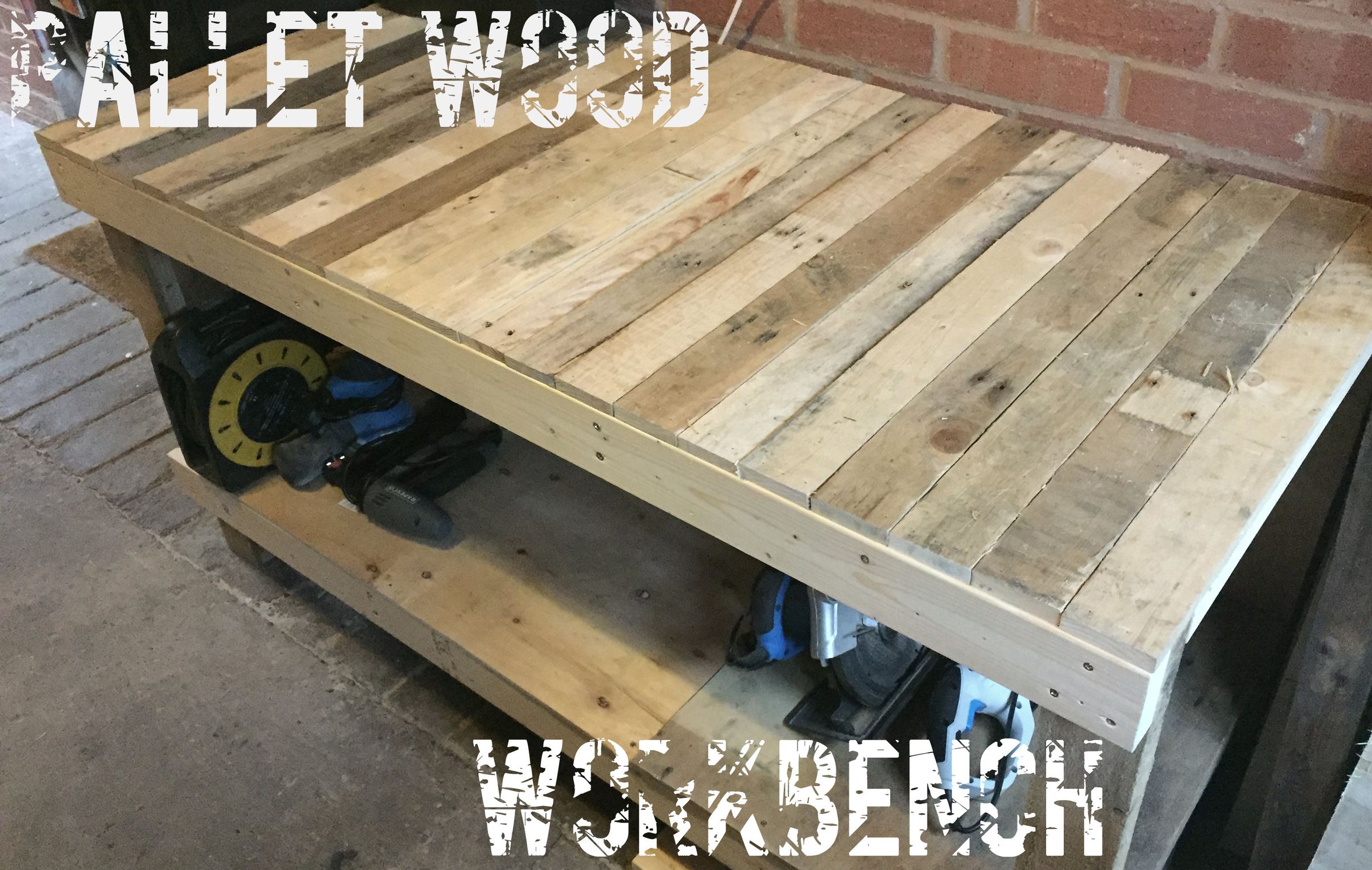 Pallet Wood Workbench. : 6 Steps (with Pictures) - Instructables