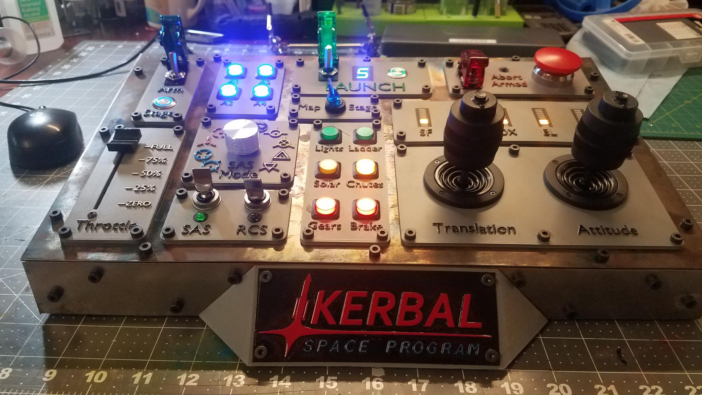 KerbalController: a Custom Control Panel for Rocket Game Kerbal Space ...