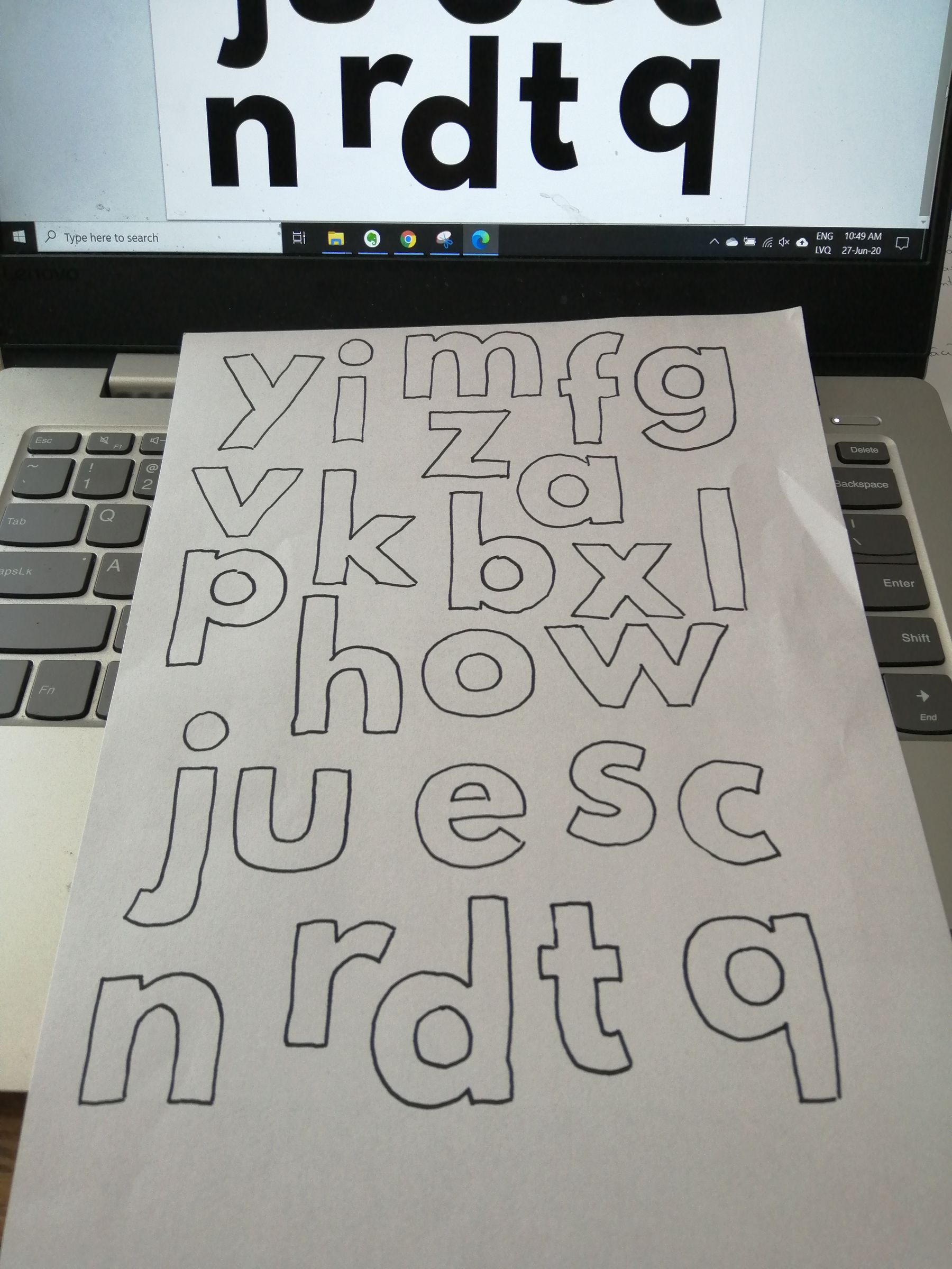 Montessori Movable Alphabet WITHOUT a Printer & Laminator : 9 Steps ...