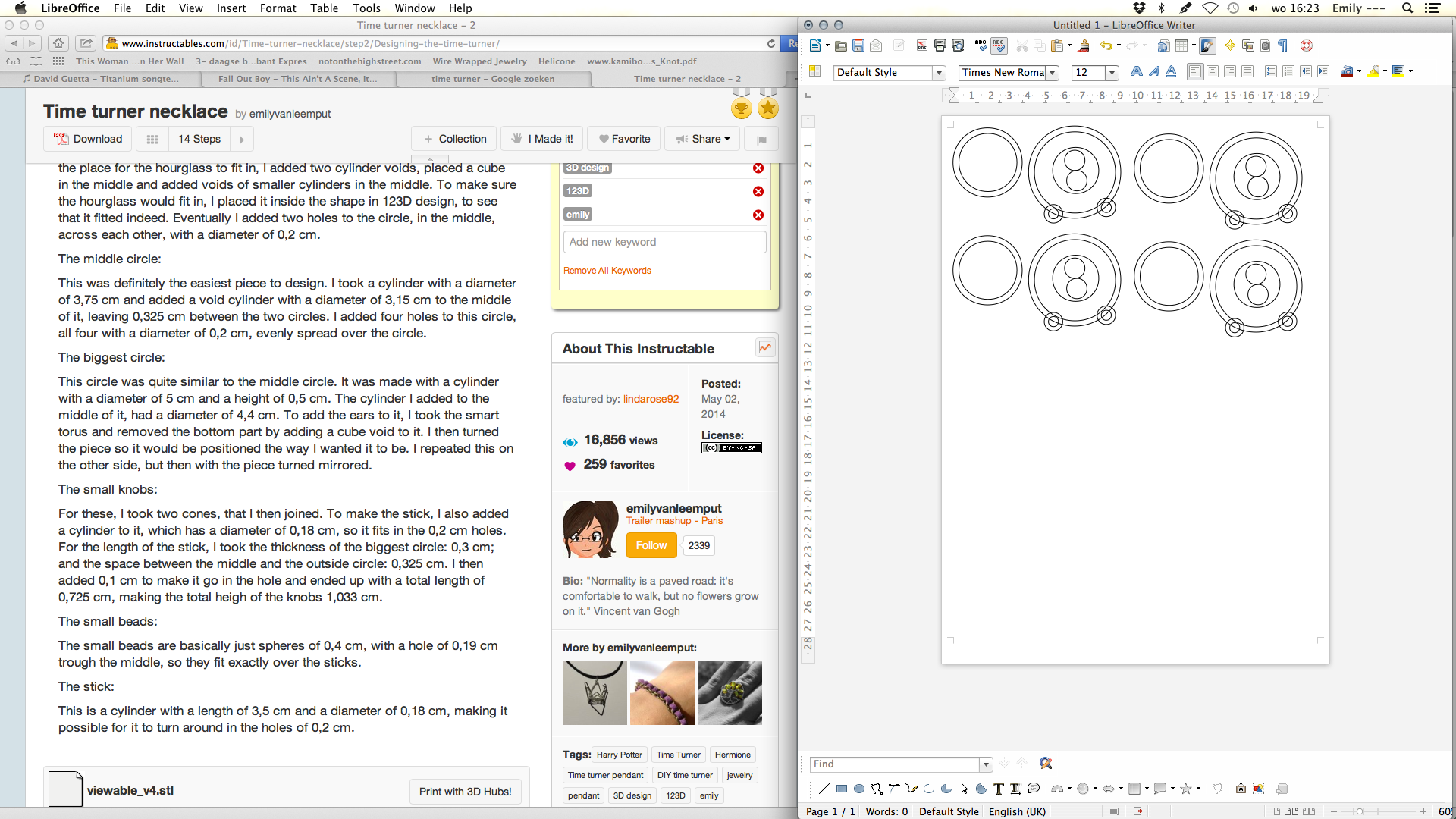 Paper Timeturner Necklace : 35 Steps (with Pictures) - Instructables