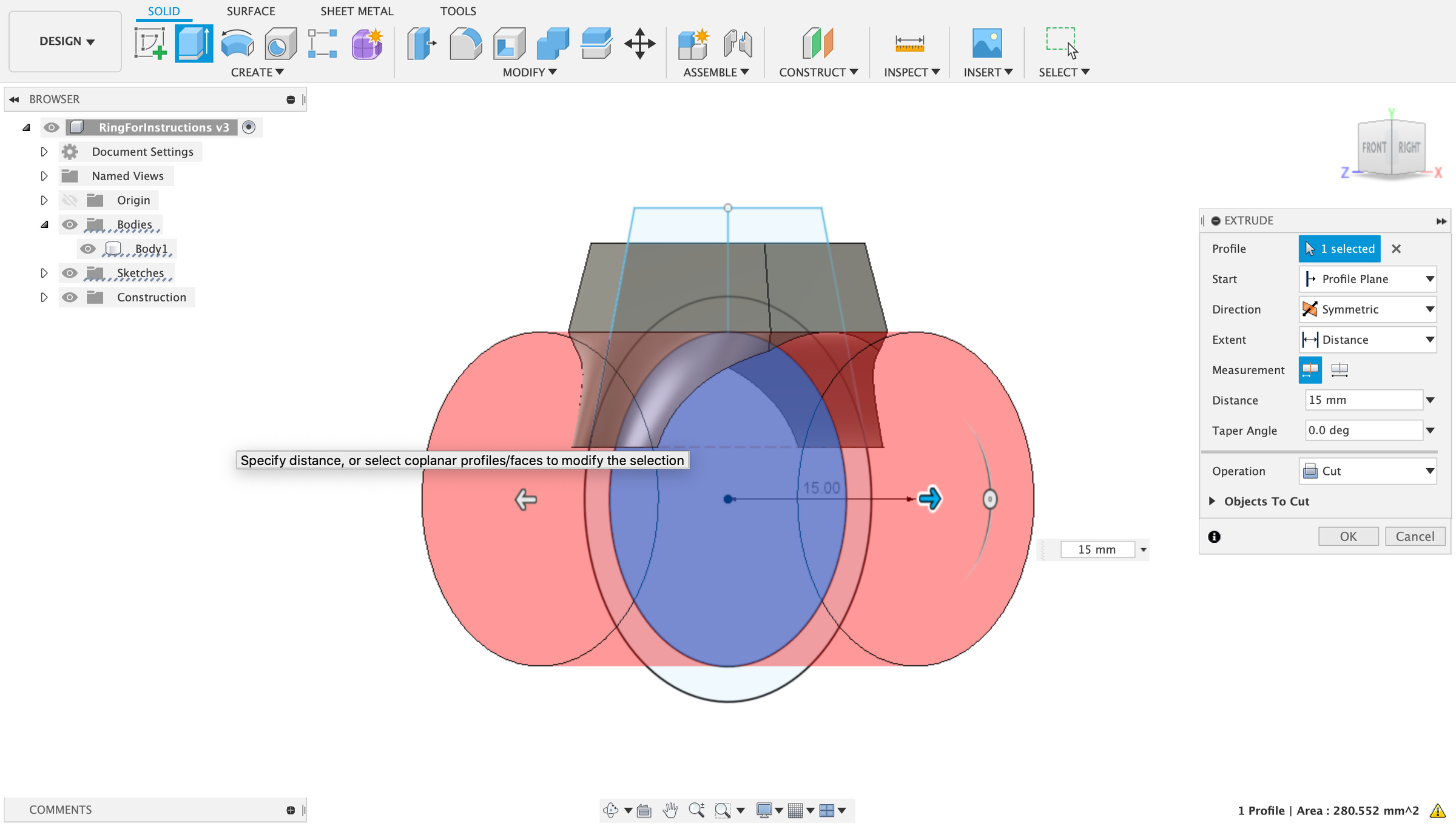 Bit Driver Ring (3D Printed, Wearable Hex Bit Driver) : 12 Steps (with ...