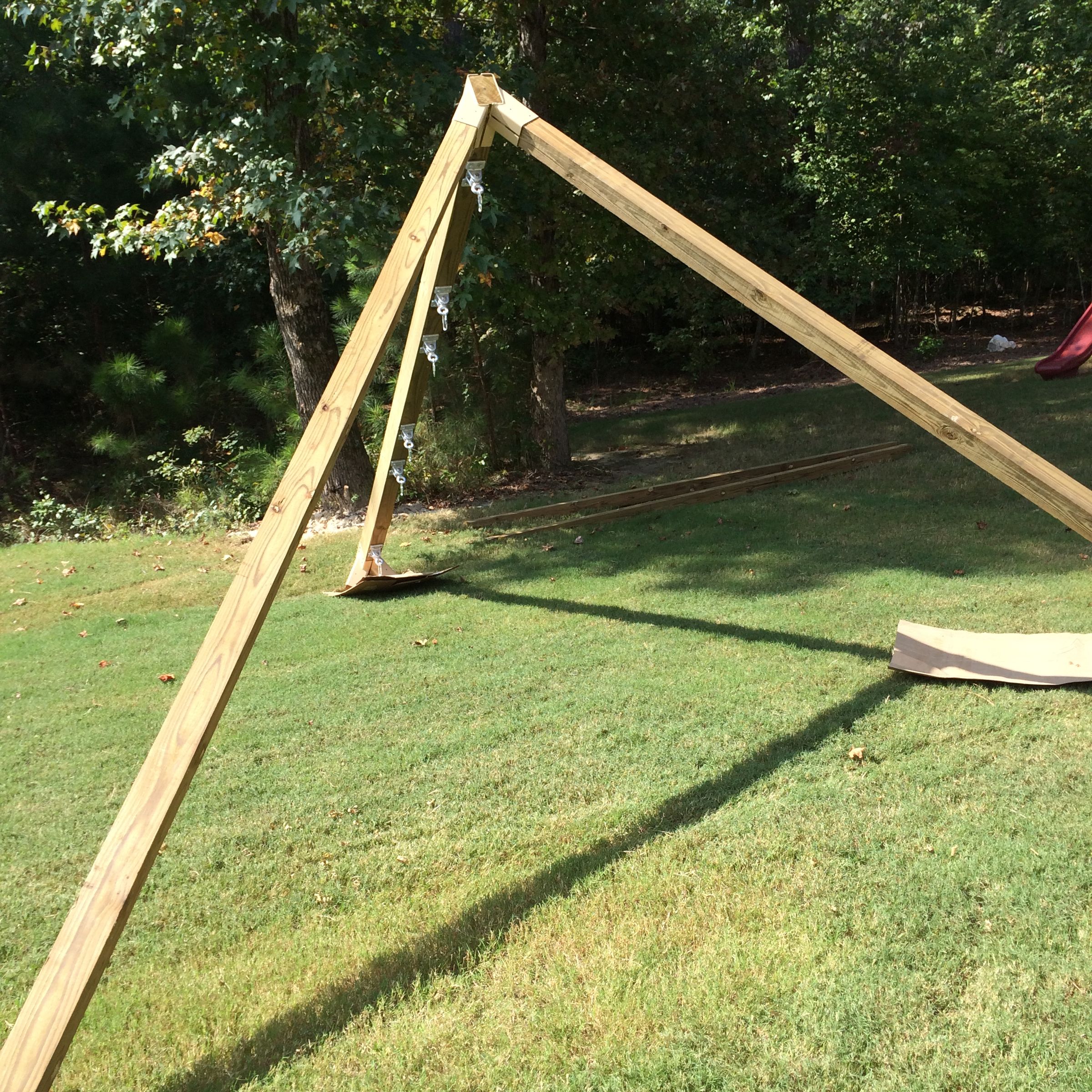 Free-standing A-Frame Swing Set : 8 Steps (with Pictures) - Instructables