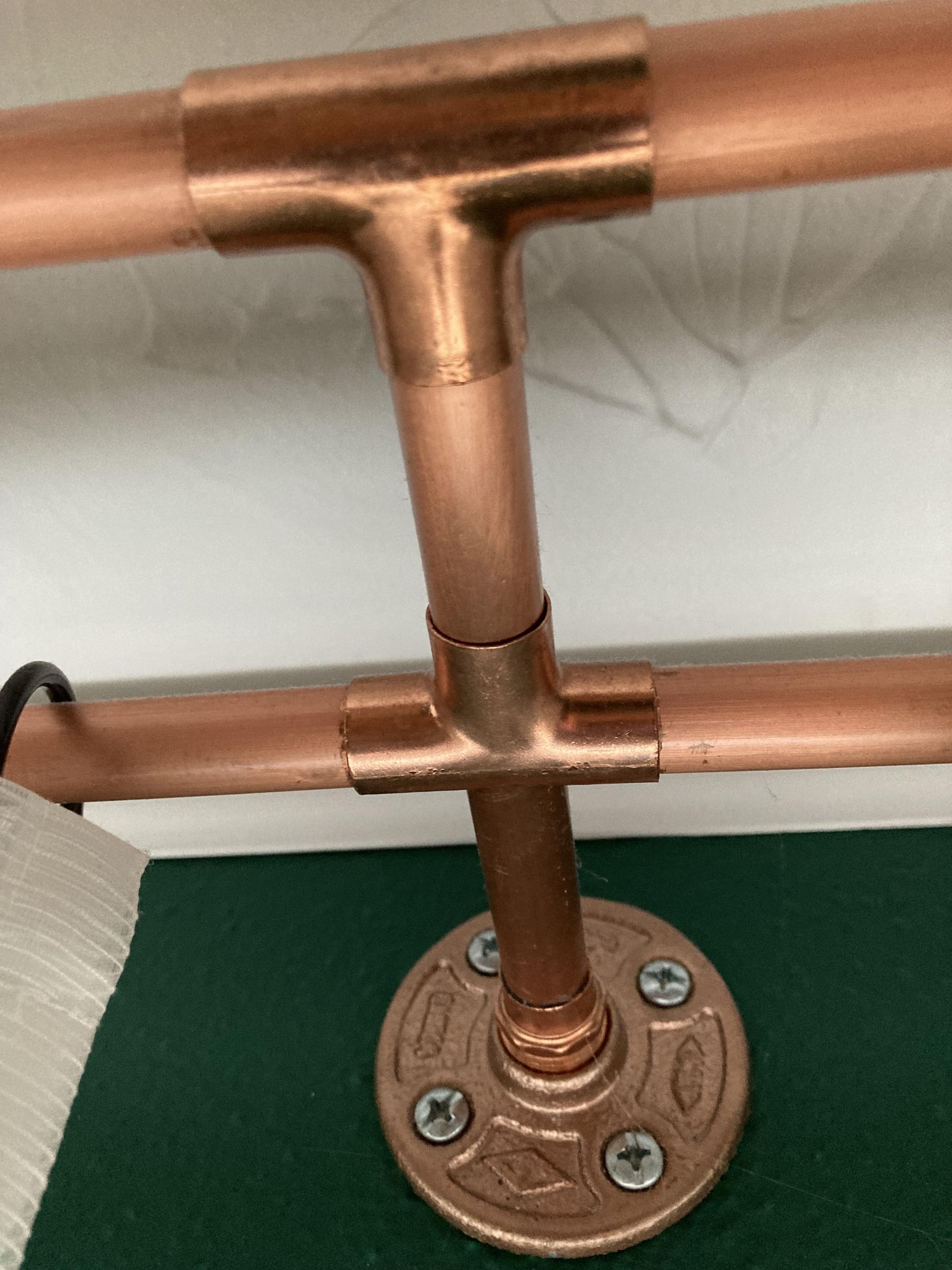 Brushed Copper Curtain Rods From Plumbing Parts : 9 Steps (with ...