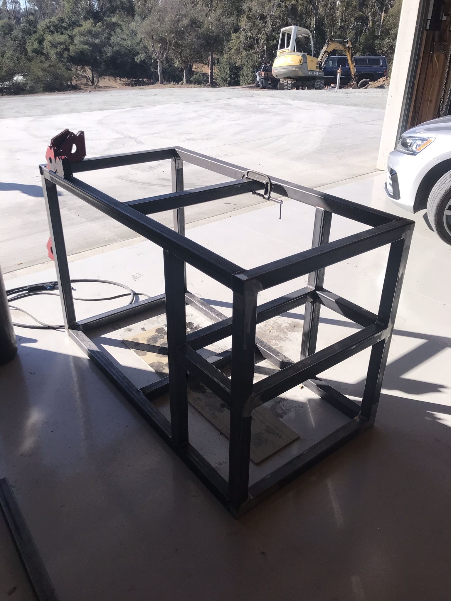 Heavy Duty Steel Welding and Work Table With Storage : 7 Steps (with ...