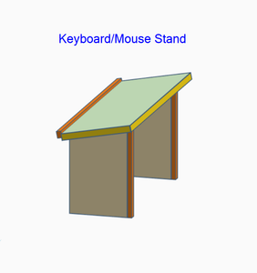 DIY Simple Standing Desk - Keyboard & Monitor Stands : 15 Steps (with ...