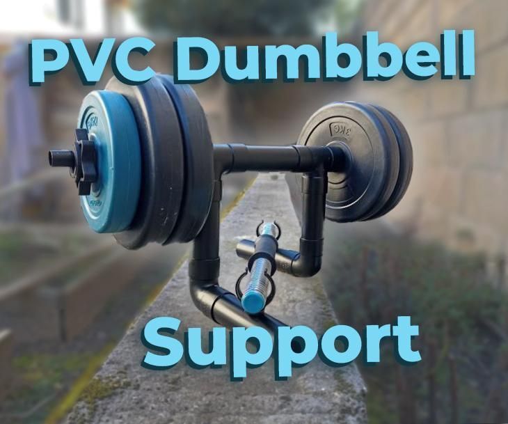How to Create a PVC Tube Dumbbell Support : 5 Steps (with Pictures ...