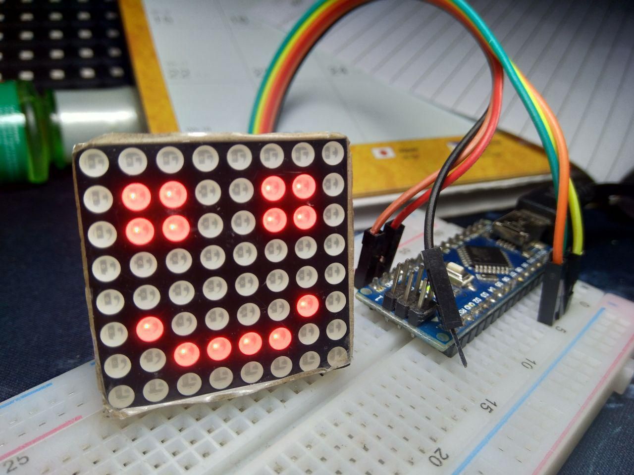 Arduino Smile MAX7219 Matrix LED Tutorial : 4 Steps - Instructables