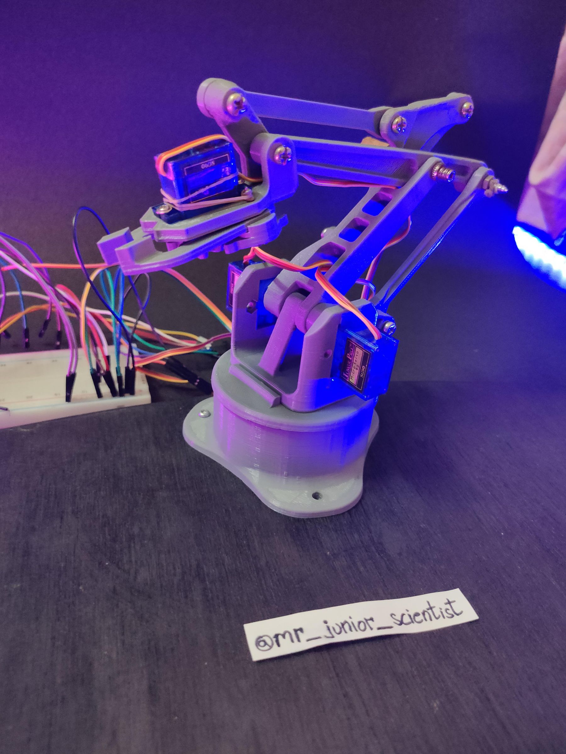 Arm-Bot: 3D Printed 4-DOF Robotic Arm : 7 Steps (with Pictures ...
