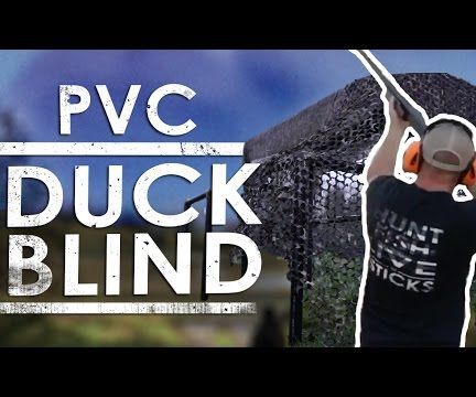 How to Make a Homemade PVC Duck Blind DIY - Instructables
