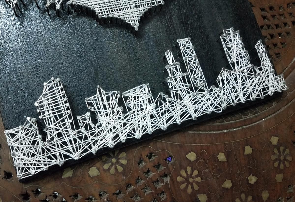 BATMAN | String Art : 6 Steps (with Pictures) - Instructables