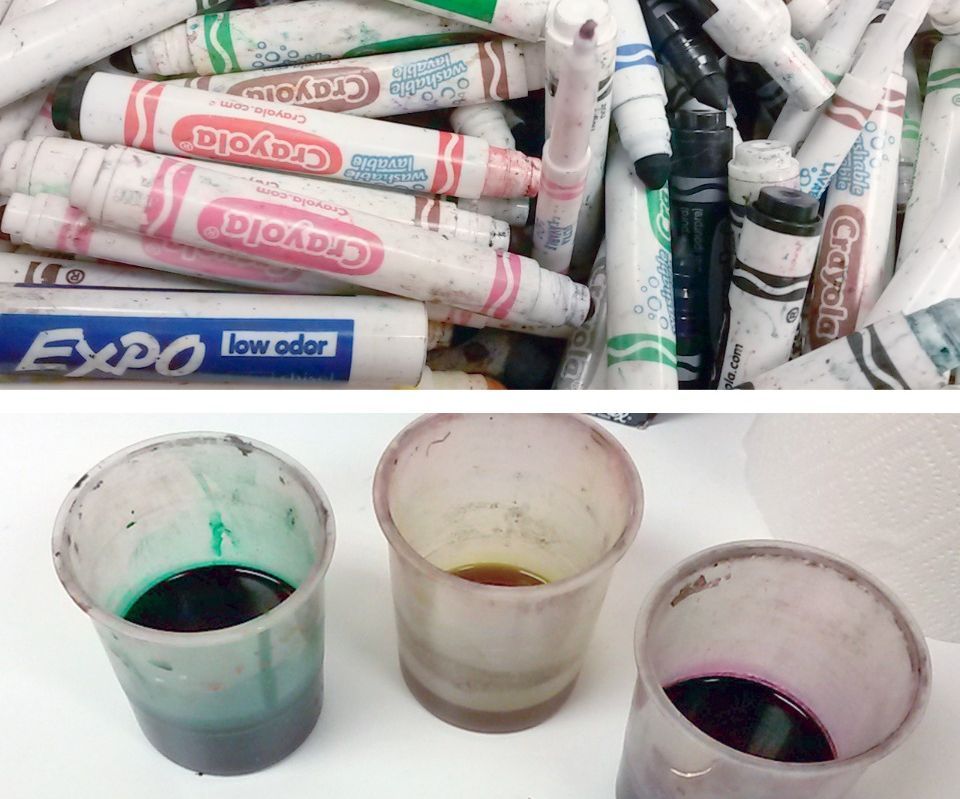 Liquid Watercolors From Dry Markers : 4 Steps (with Pictures ...