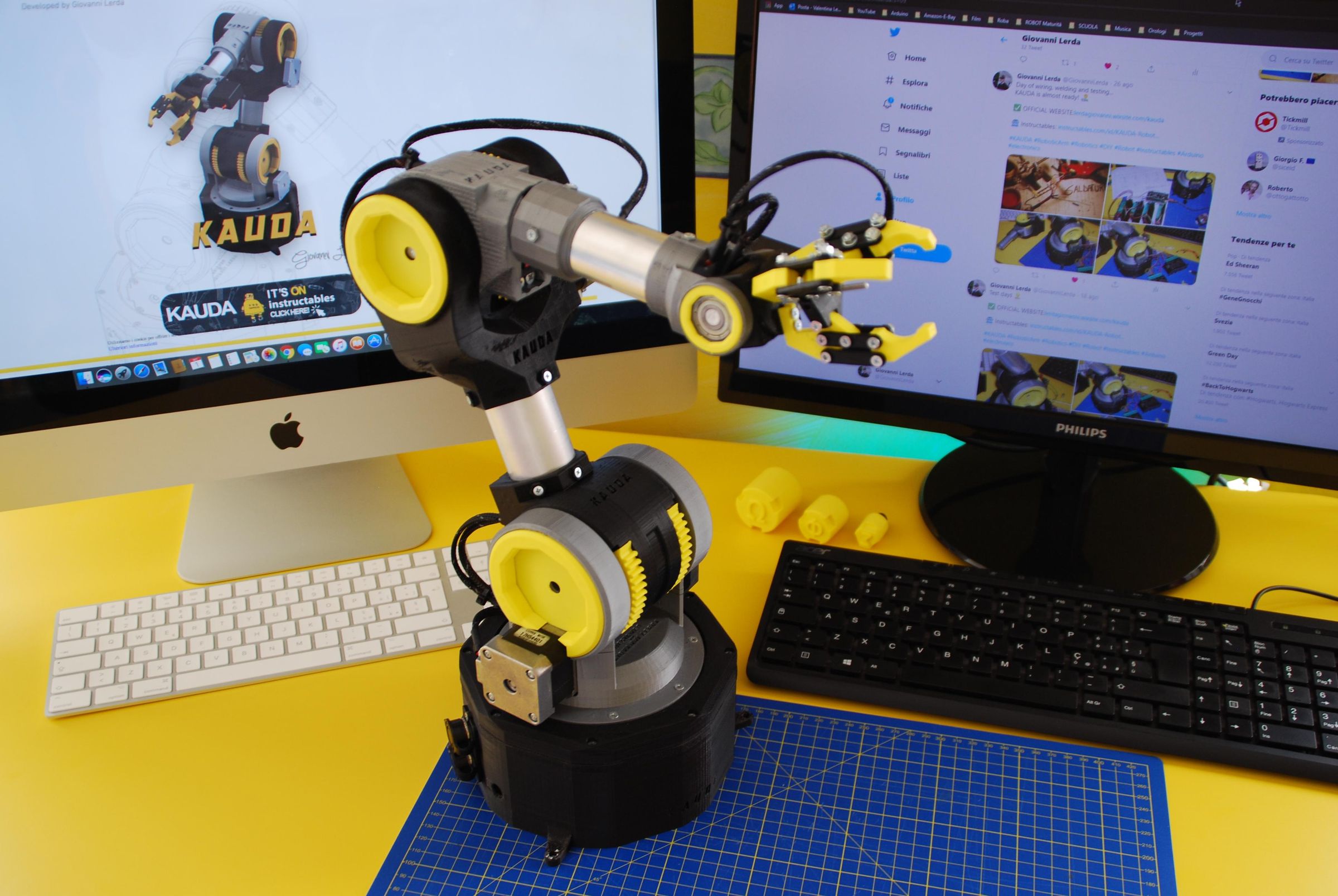 KAUDA Robotic Arm : 12 Steps - Instructables
