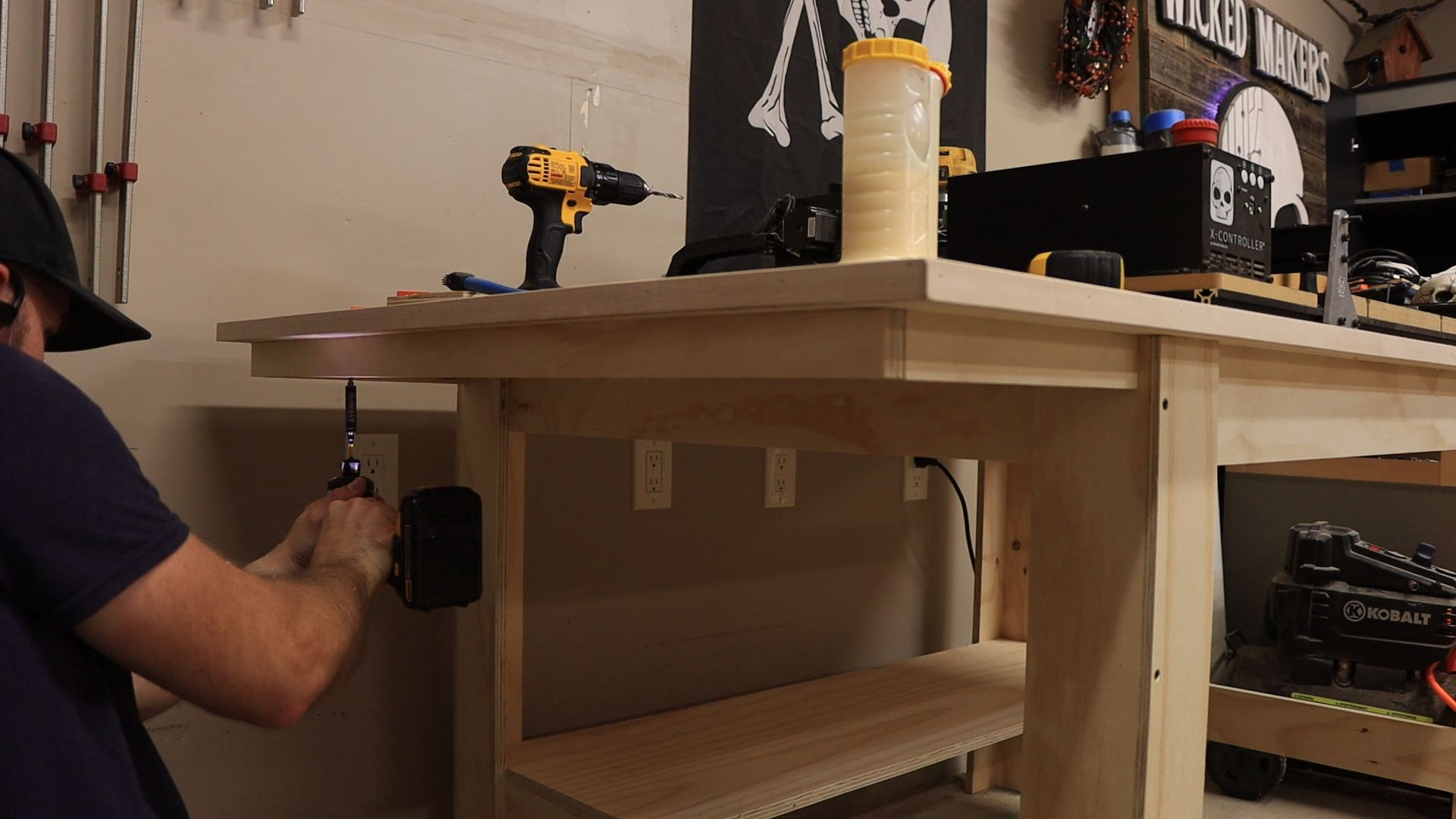 DIY Workshop Table (From Plywood!) : 10 Steps (with Pictures ...