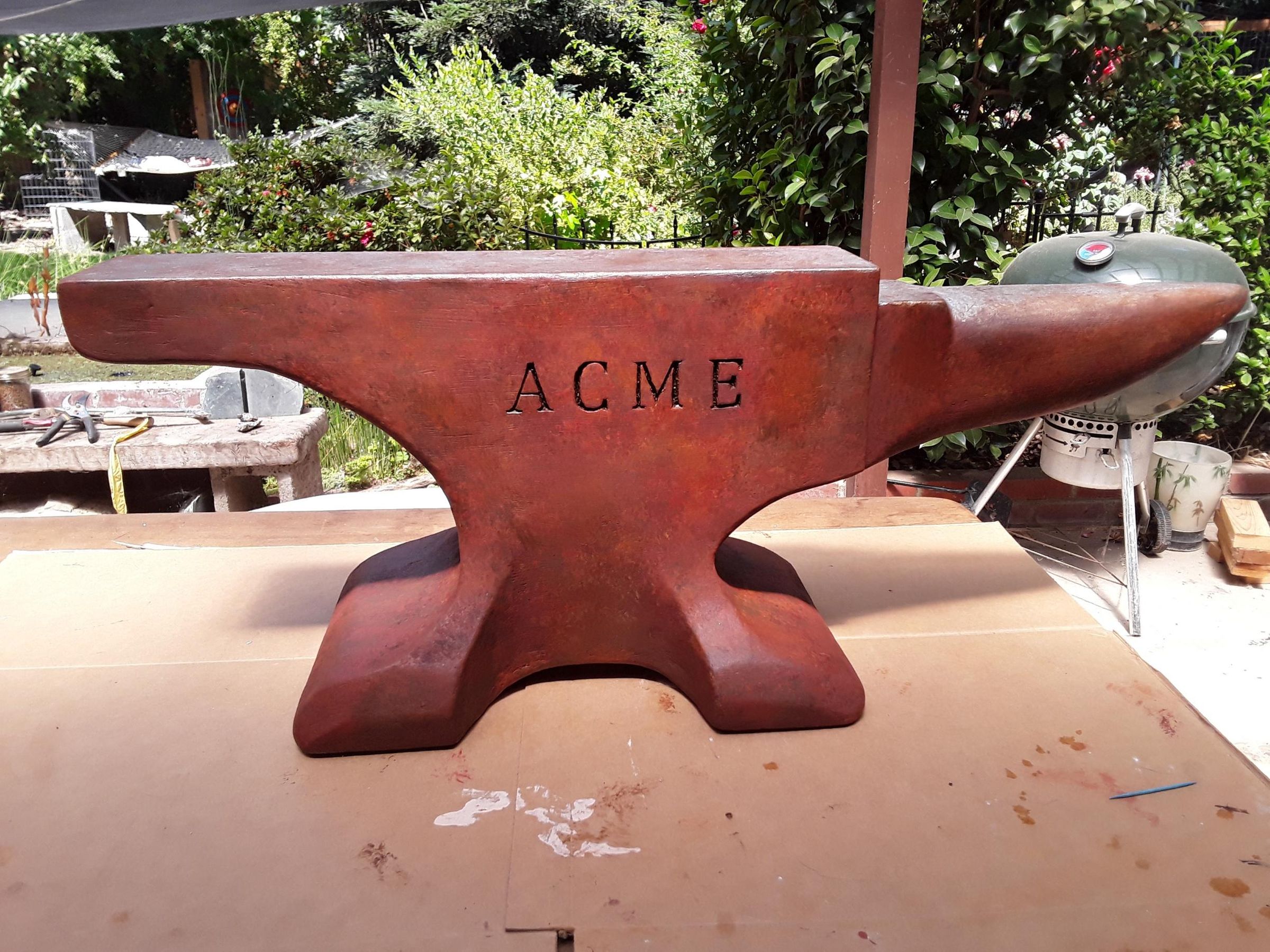 ACME Anvil Prop From Recycled Styrofoam : 6 Steps (with Pictures ...