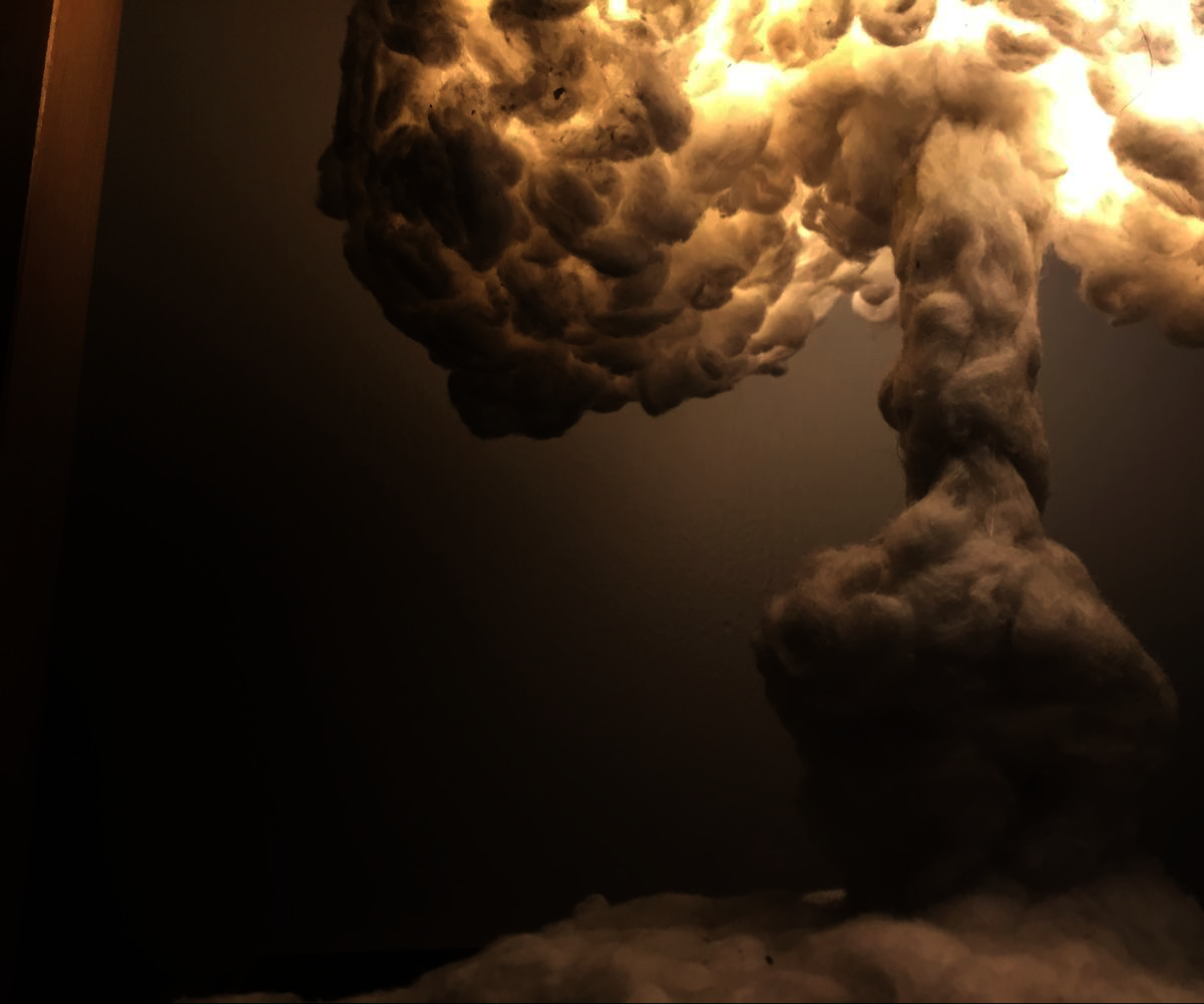 A Recycled Mushroom Cloud LAMP : 5 Steps (with Pictures) - Instructables