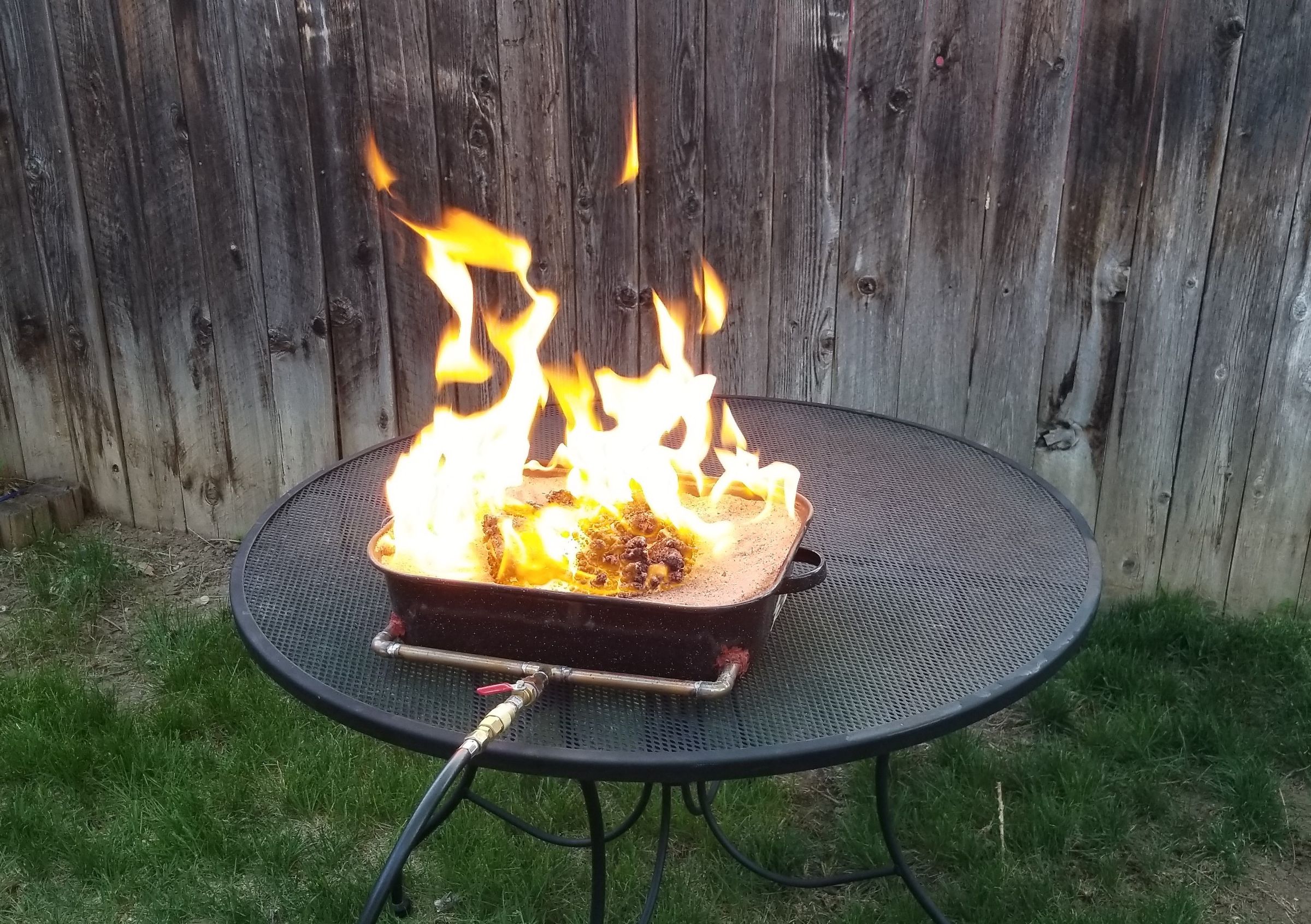 Fire Snakes in Liquid Sand Gas Fire! : 8 Steps (with Pictures ...